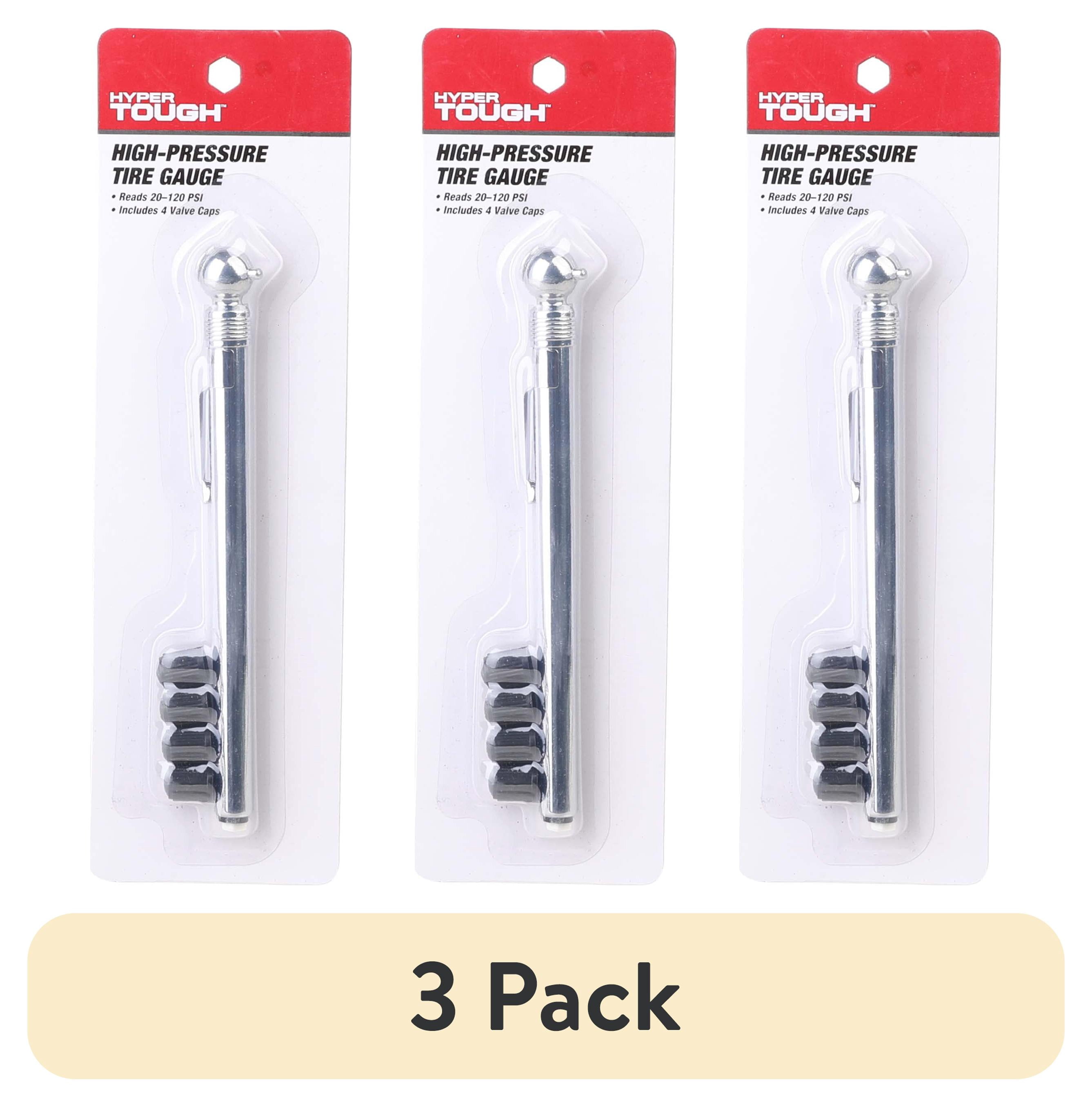 Hyper Tough High-Pressure Tire Gauge - Keep Tires Inflated - Walmart.com