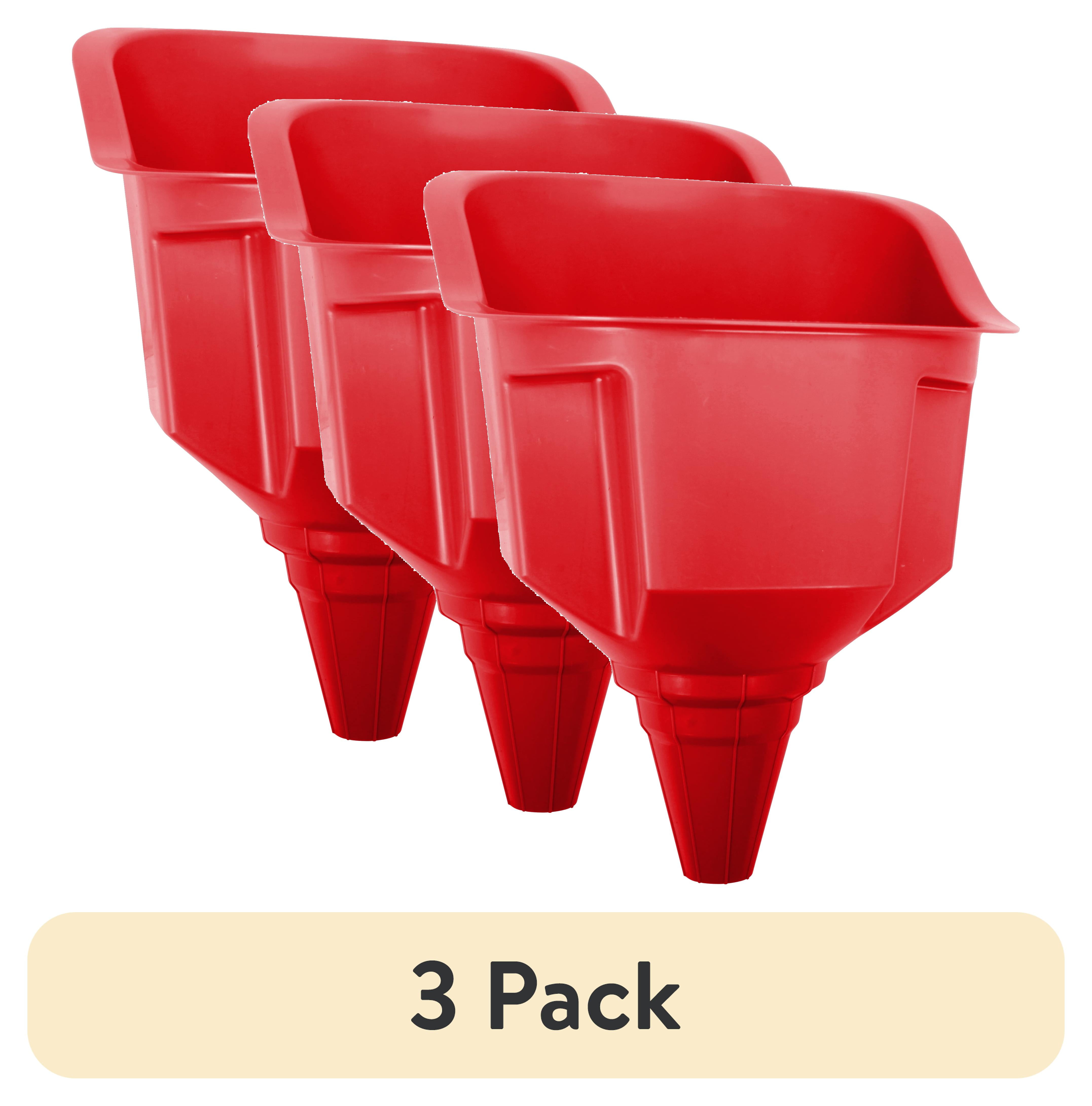 (3 pack) Hyper Tough Large Multi-Use Plastic Truck and Vehicle Funnel ...