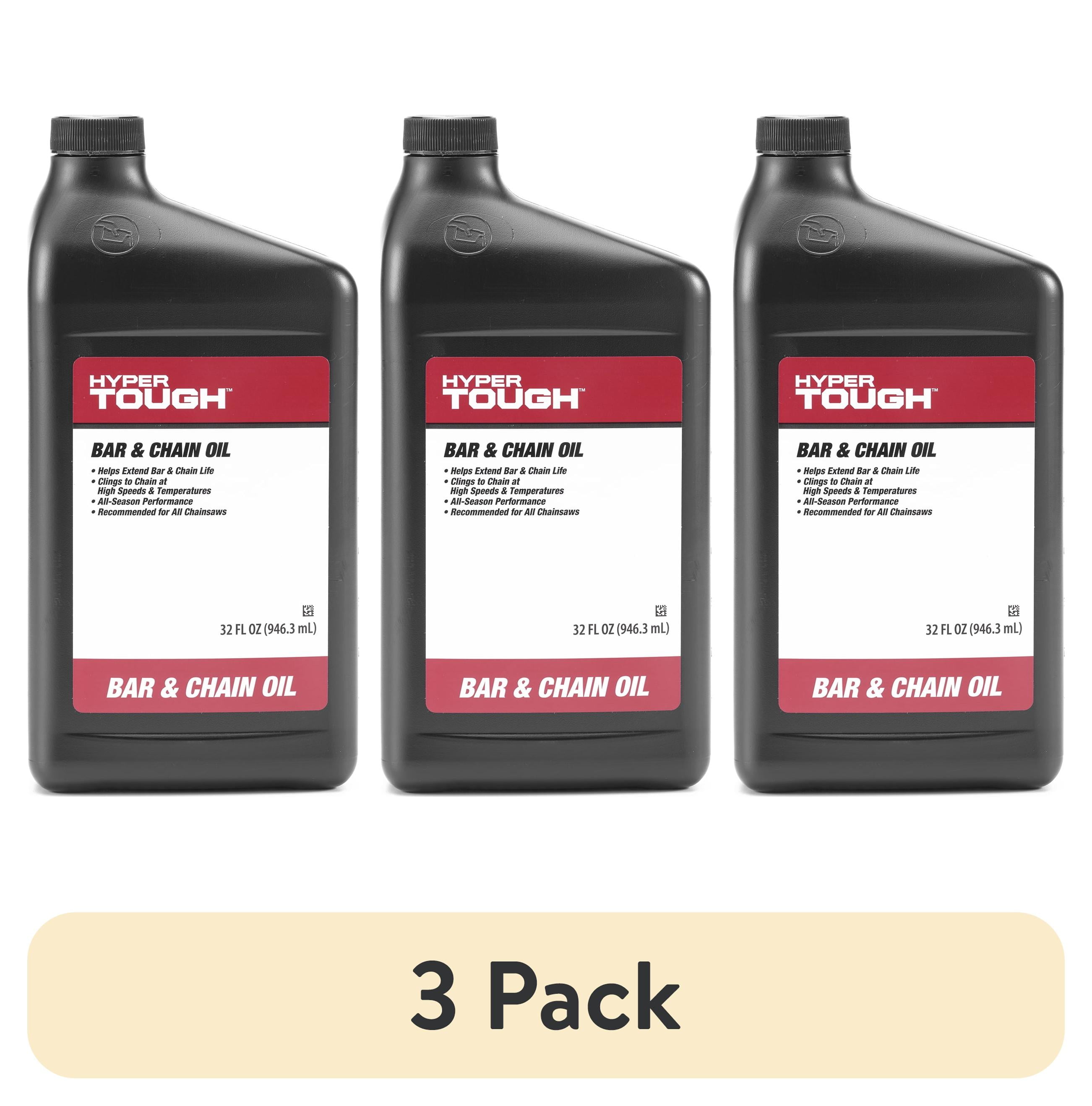 (3 pack) Hyper Tough (Hyper Tough Oils HT1QBC) Bar and Chain Oil Liquid ...