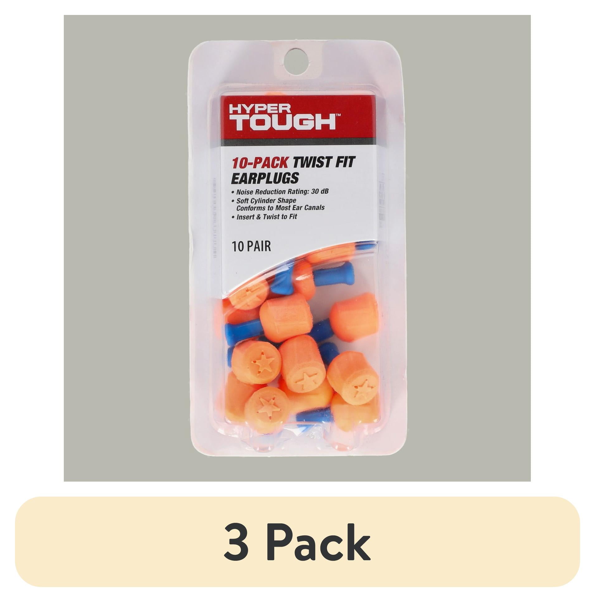 (3 pack) Hyper Tough Twist Fit for Easy Insertion Hi Vis, Orange and ...