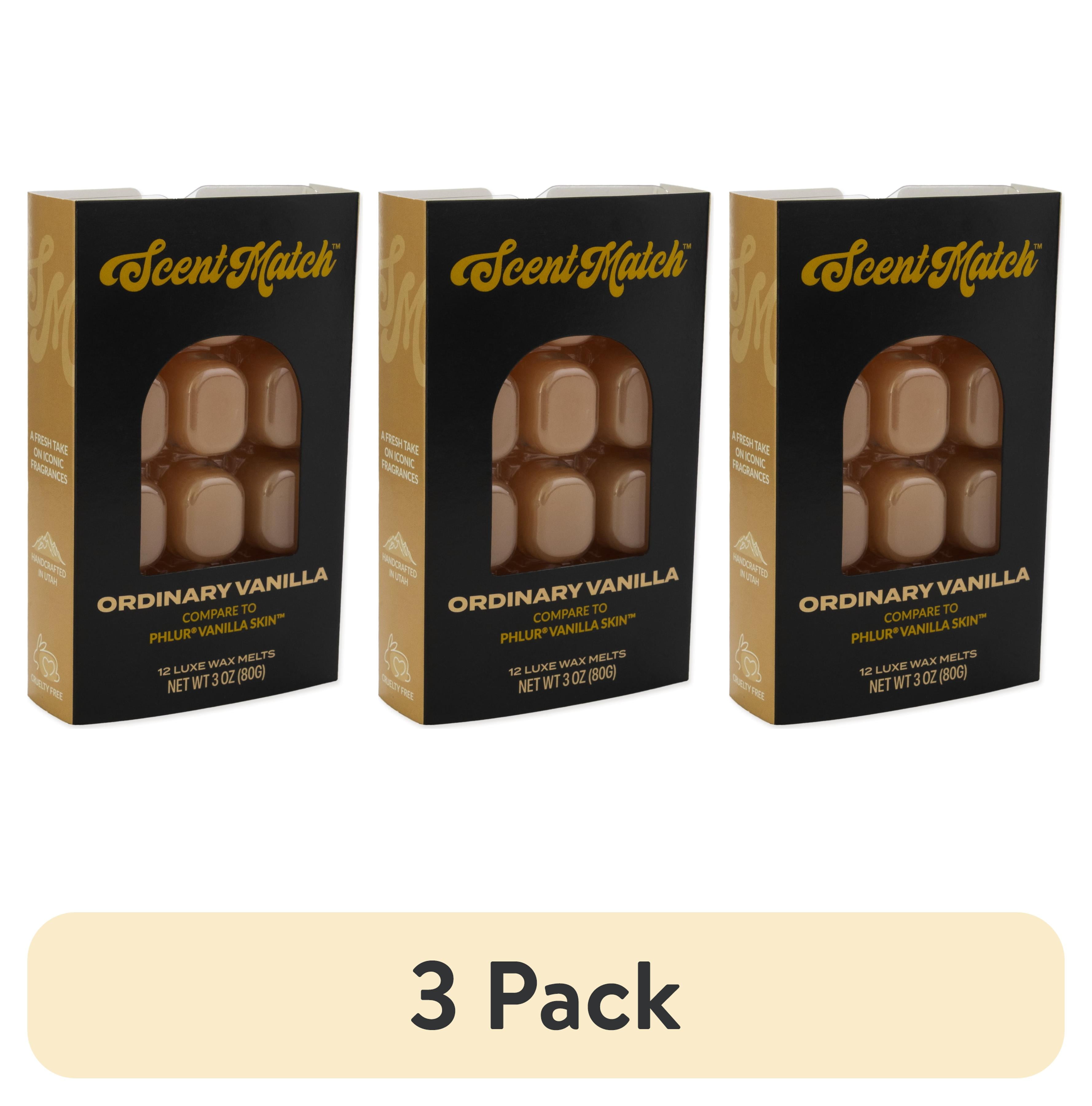 (3 pack) IllumiScents ScentMatch, 3 oz Wax Melts, Ordinary Vanilla ...