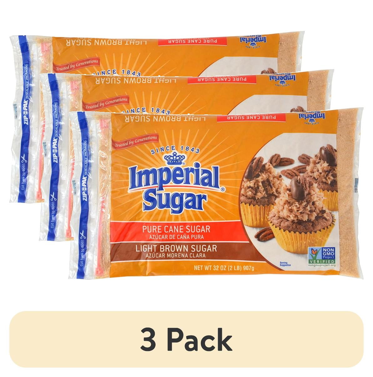 (3 pack) Imperial Sugar Light Brown Sugar, 32 oz - Walmart.com