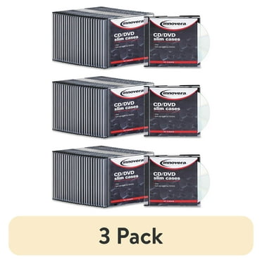 Maxtek Ultra Thin 5.2mm Slim Clear CD Jewel Case with Built in Frost ...