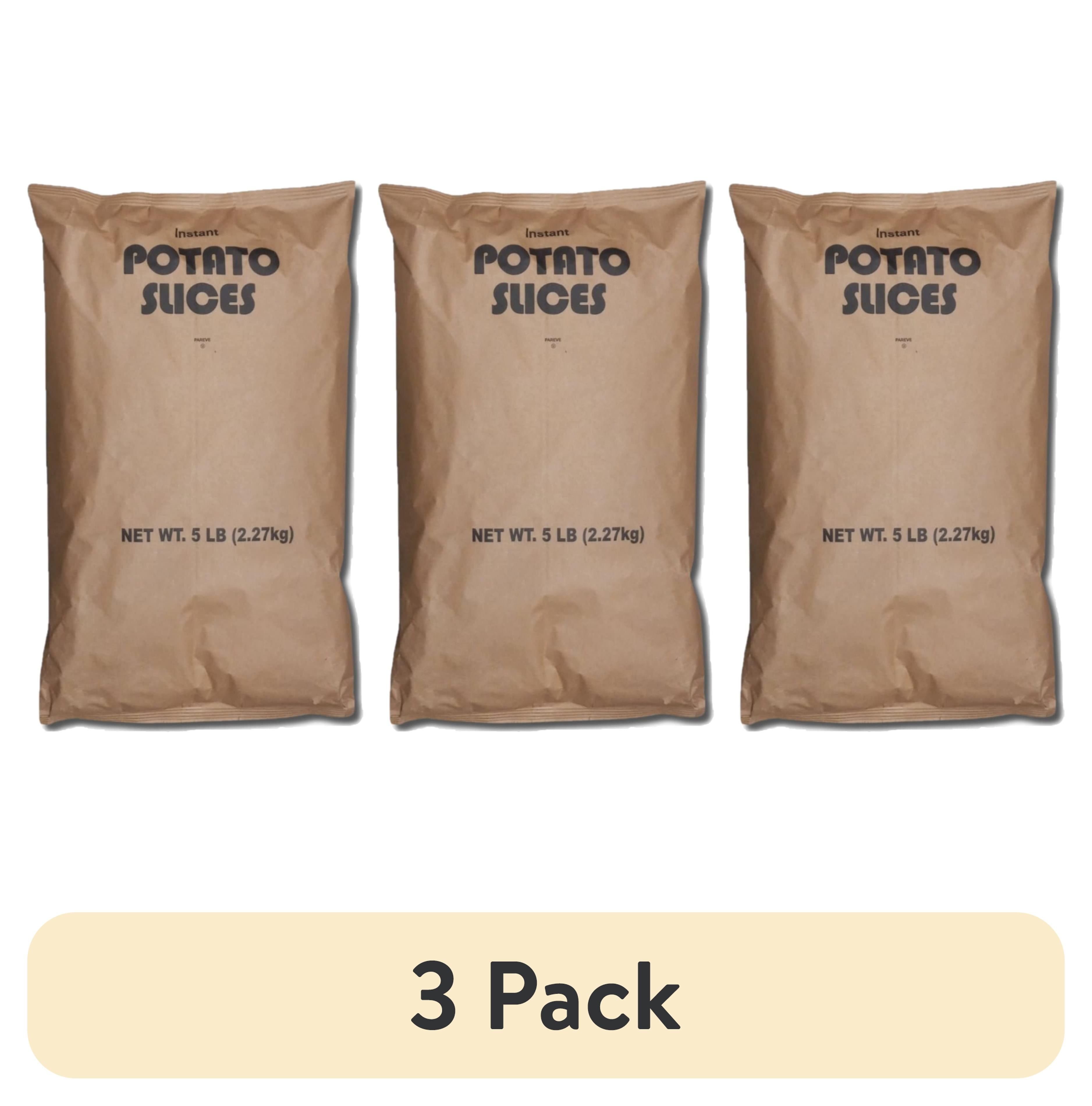 (3 pack) Instant Dehydrated Potato Slices Value Pack | 5 Pound Bulk Bag ...