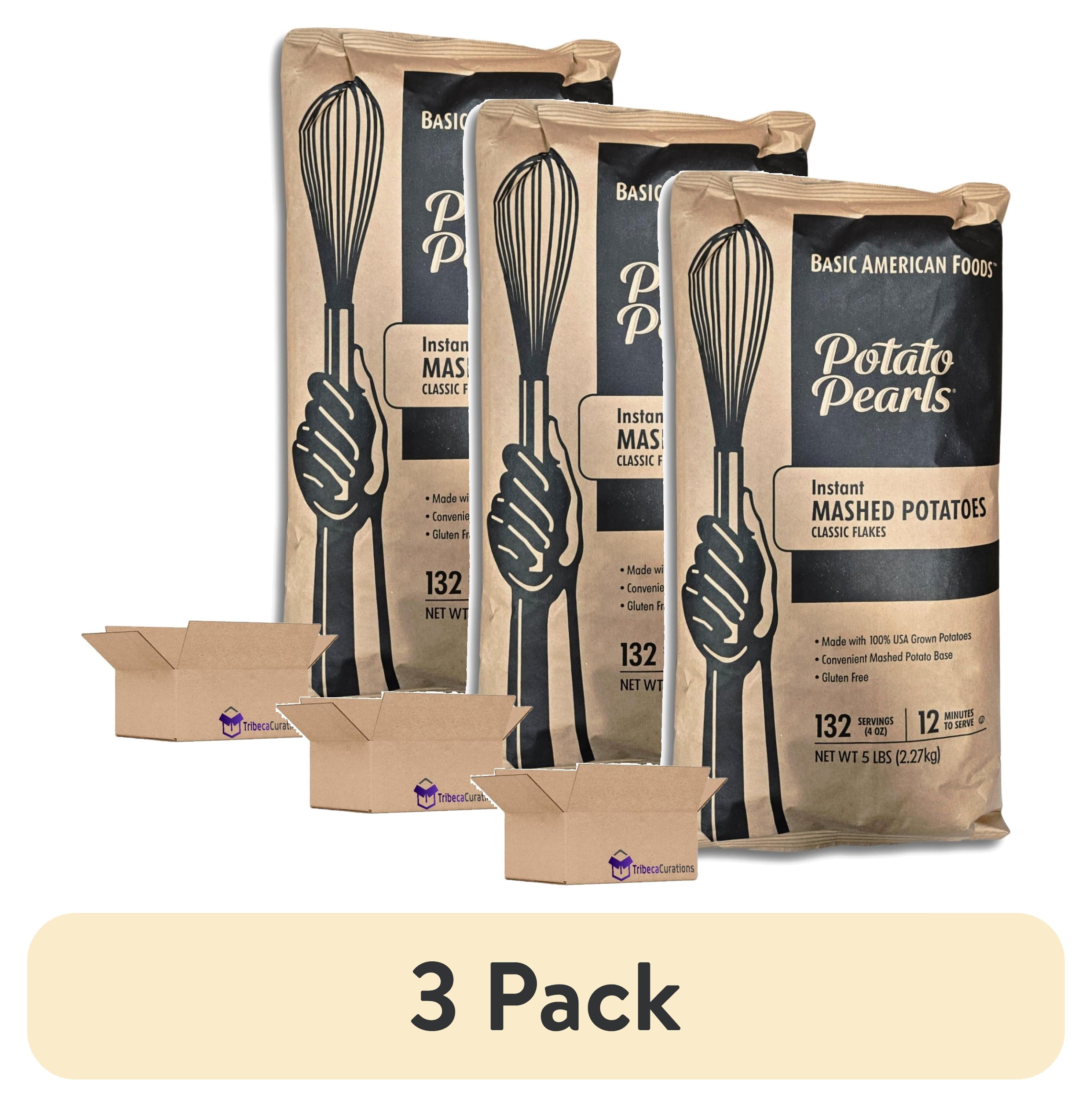 (3 pack) Instant Mashed Potatoes Classic Flakes Value Pack | 5 Pound ...