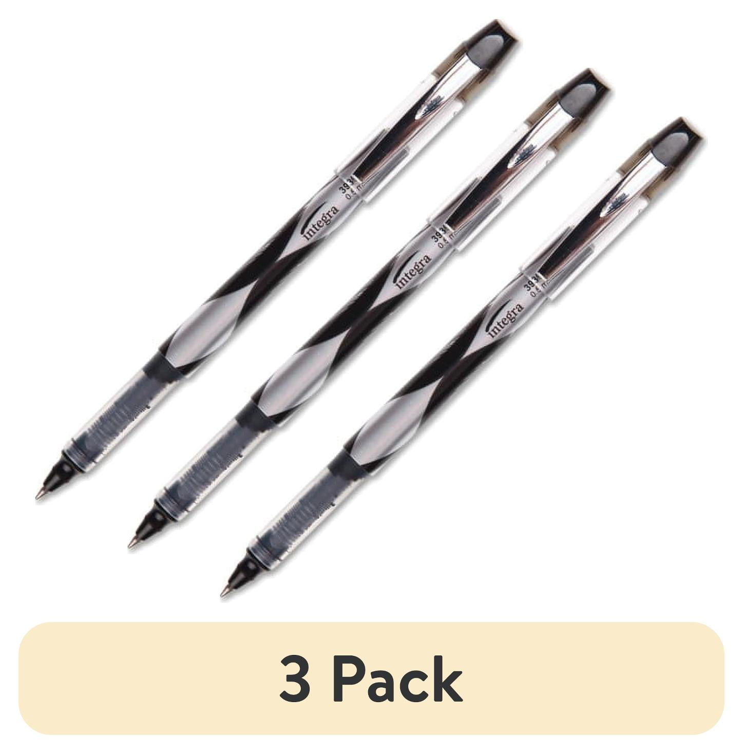 (3 pack) Integra Liquid Ink Rollerball Pens Extra Fine Pen Point - 0.5 ...