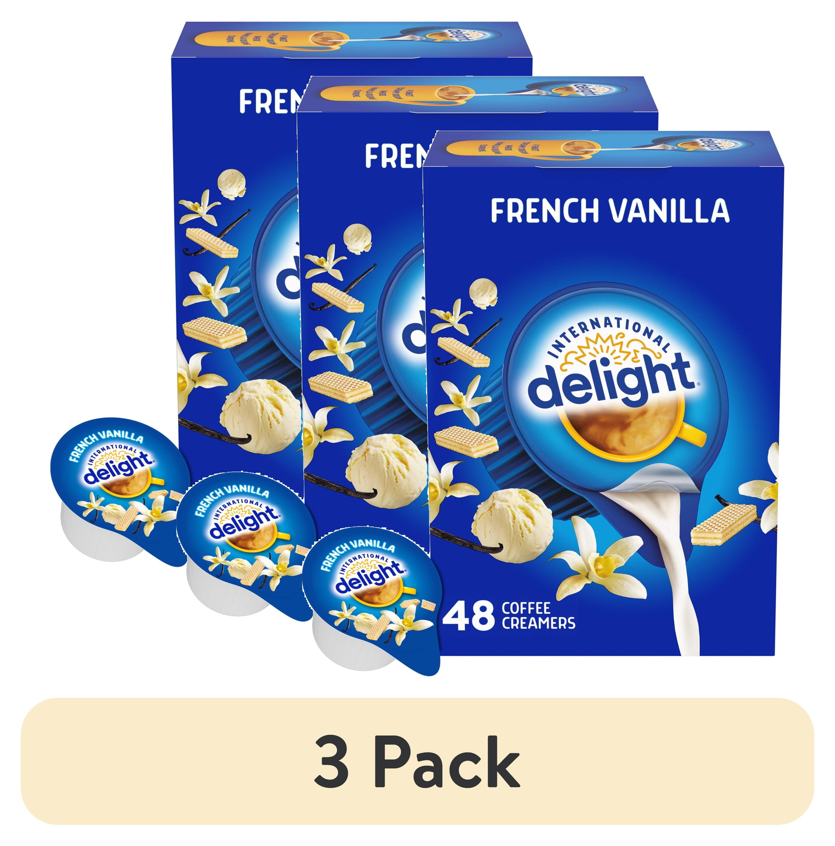 (3 pack) International Delight French Vanilla Coffee Creamer Singles ...