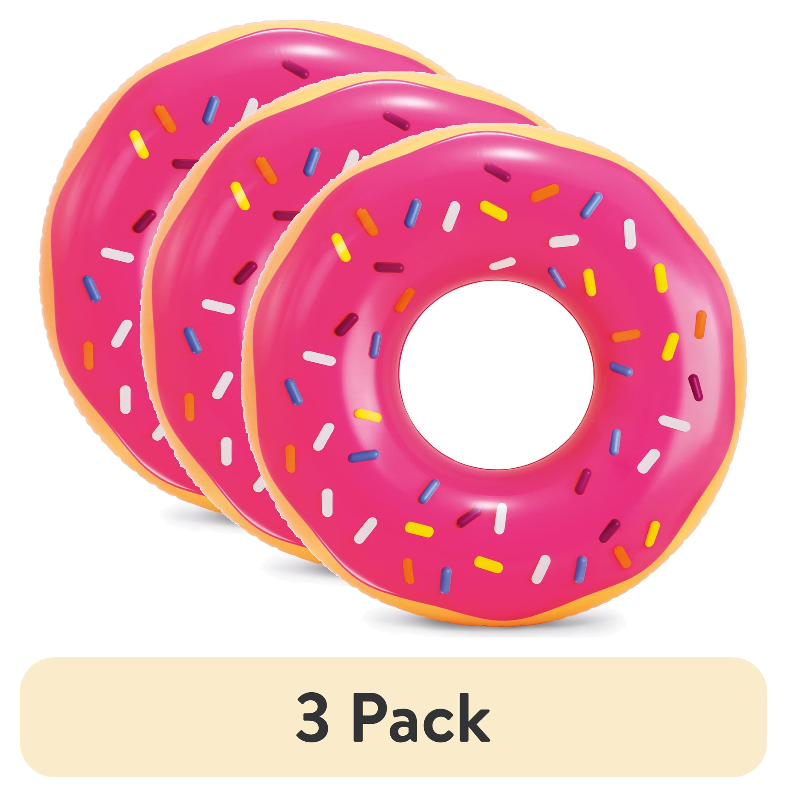 (3 pack) Intex 45" Colorful Sprinkle Donut Pool Swim Tube for Ages 9 ...
