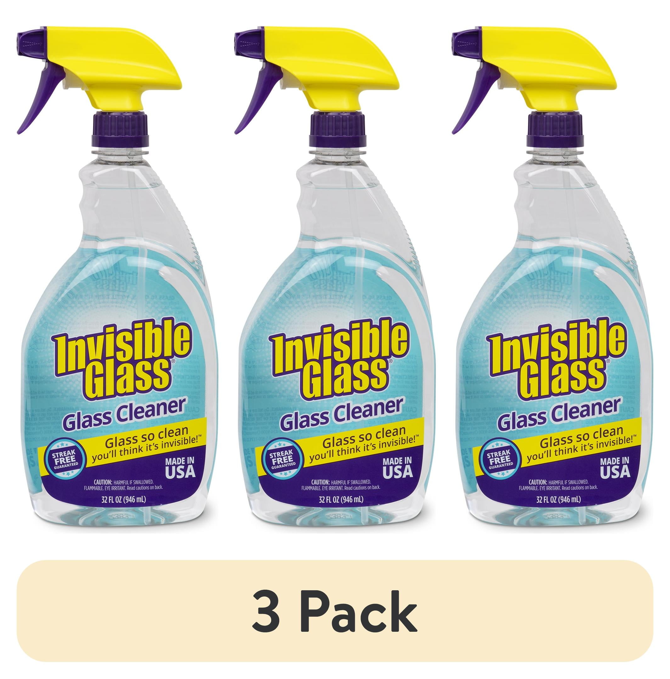 (3 pack) Invisible Glass 92194 Premium Glass and Window Cleaner for ...