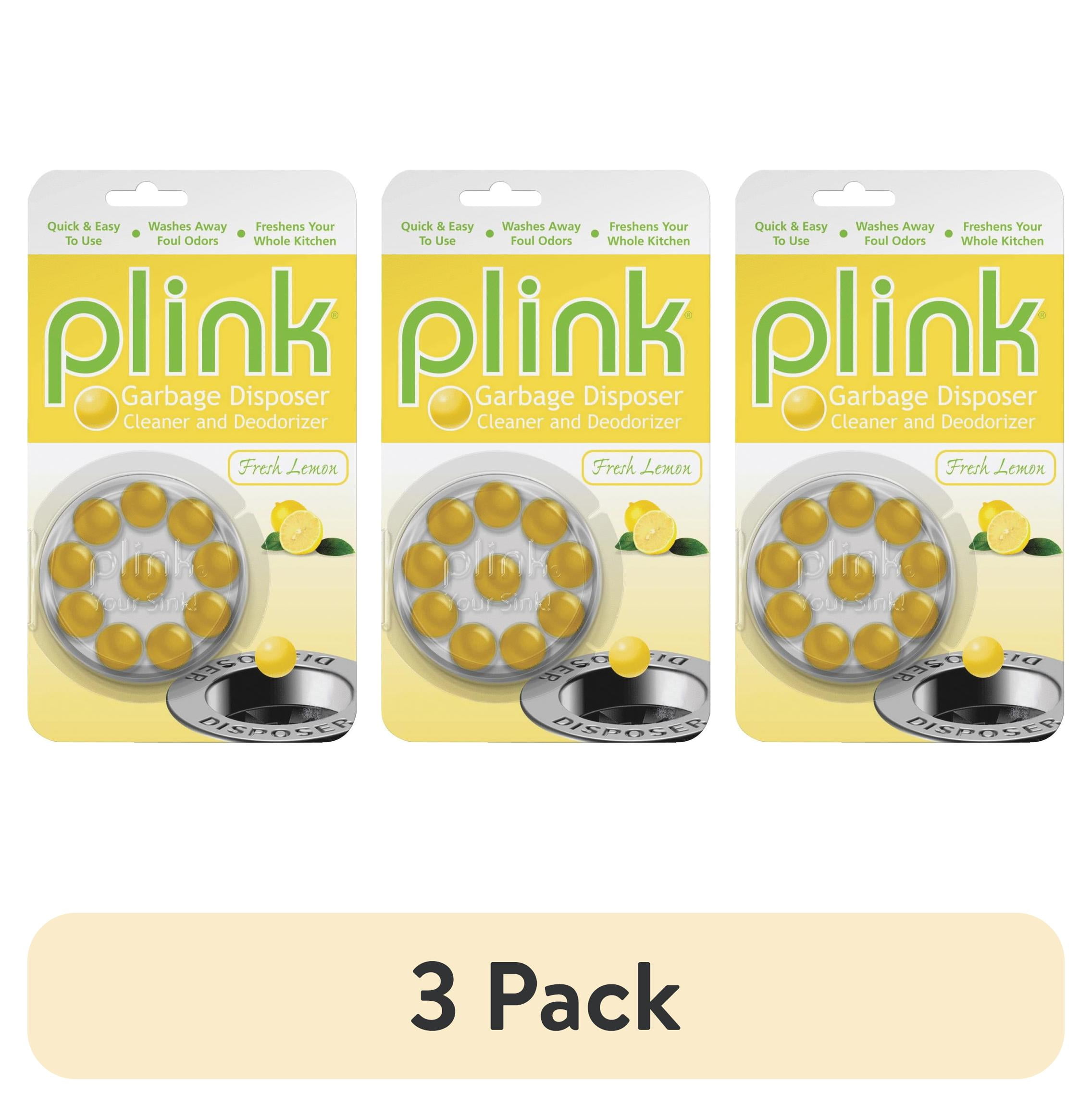 (3 pack) Iron Out Plink Lemon Garbage Disposer Cleaner (1 pack of 10 ...