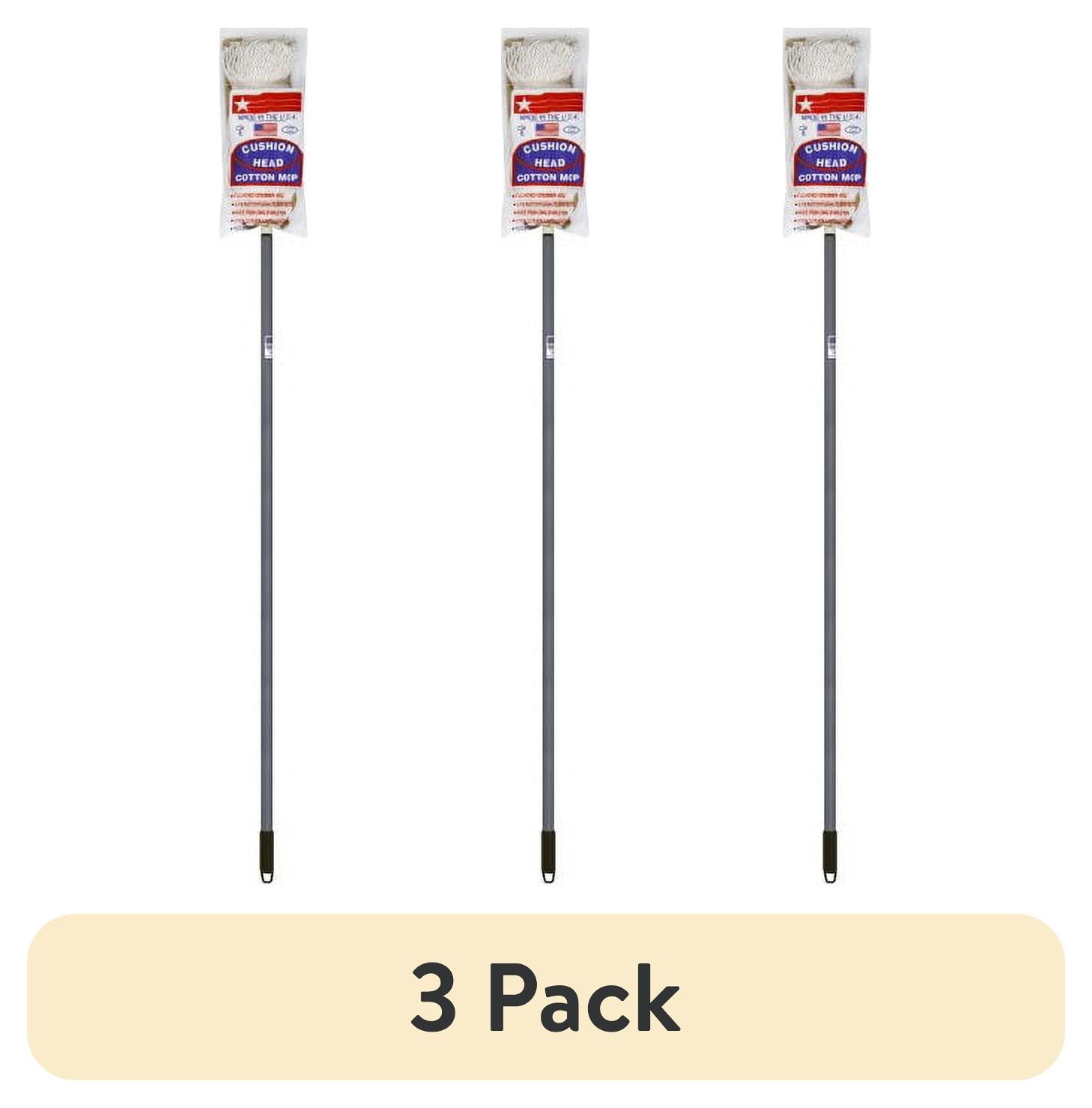 (3 pack) J.W. Mfg. Co., JW Manufacturing Cushion Head Cotton Mop, 1 mop - Walmart.com