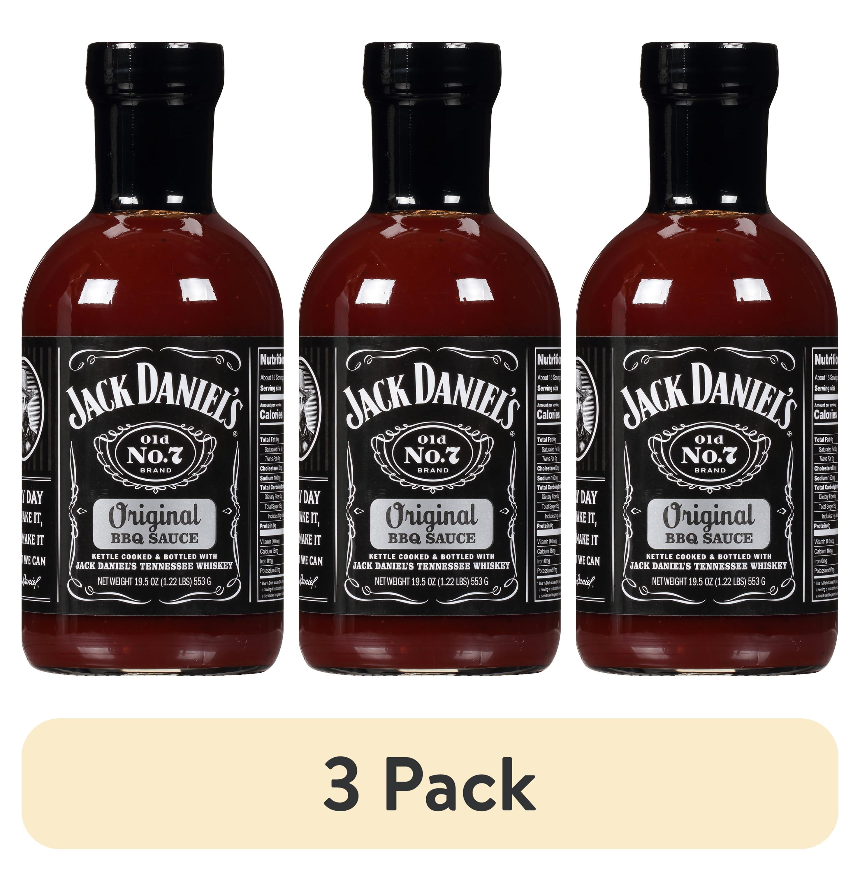 (3 pack) Jack Daniel's Original BBQ Sauce, 19.5 oz - Walmart.com