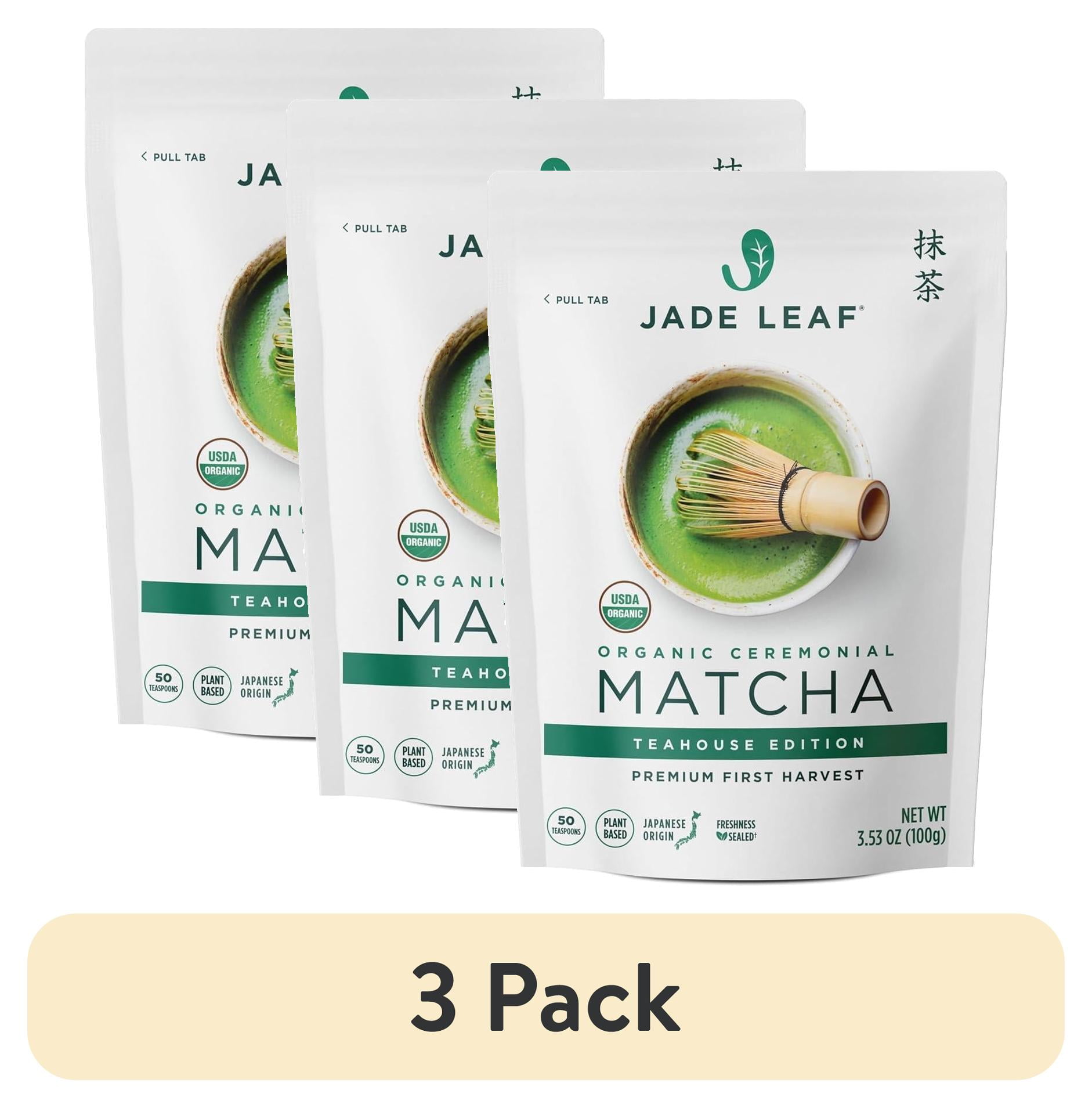 (3 pack) Jade Leaf Organic Ceremonial Grade Matcha Green Tea Powder ...