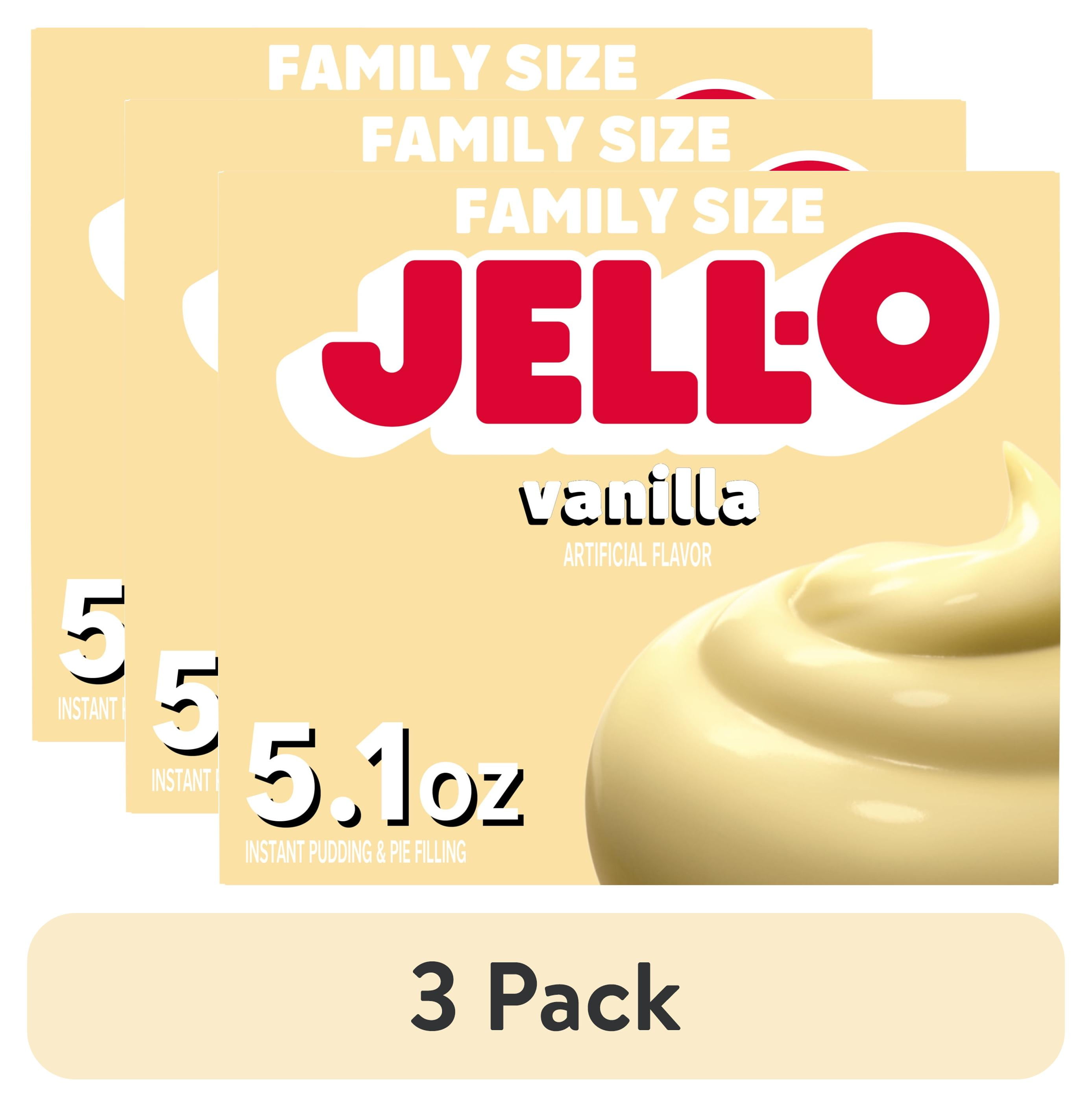 (3 pack) Jell-O Vanilla Artificially Flavored Instant Pudding & Pie ...
