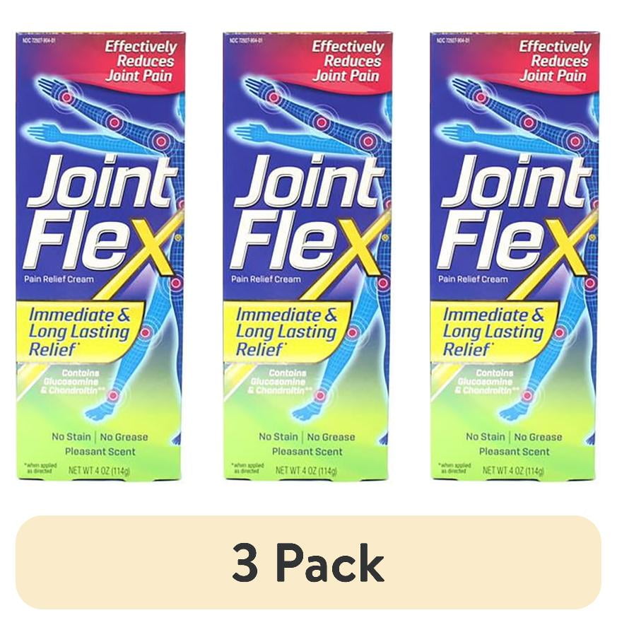 (3 pack) JointFlex Pain Relief Cream for Joint & Arthritis Pain, 4 Ounce Tube - Walmart.com