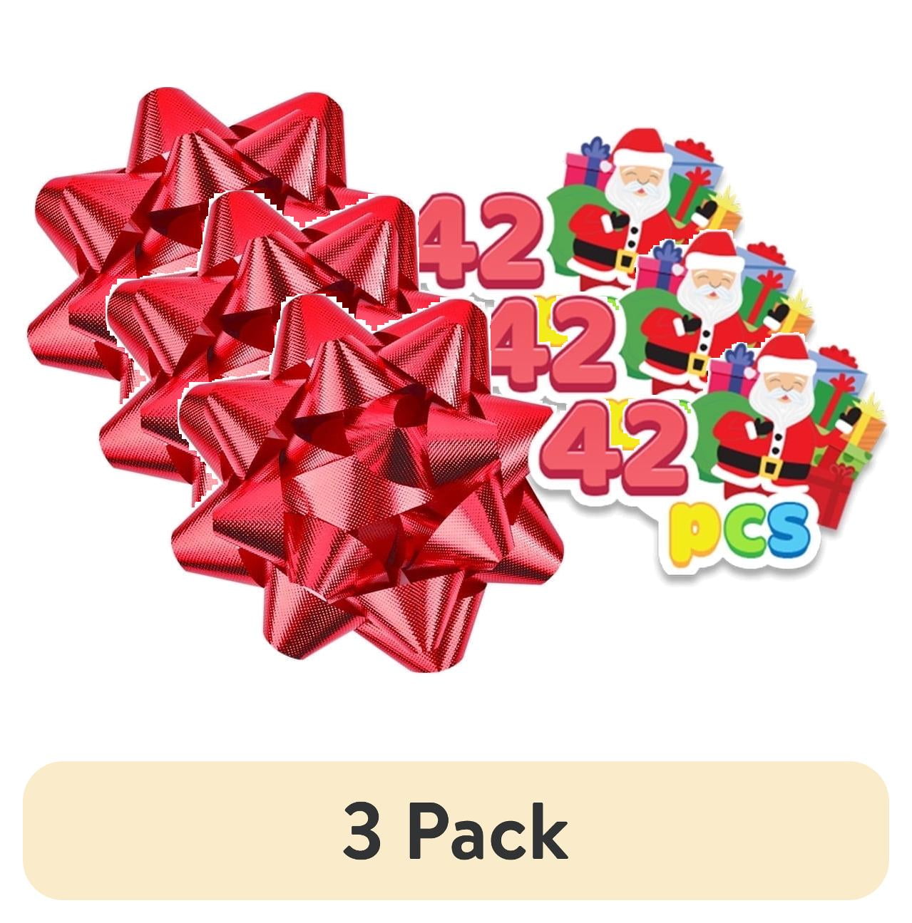 (3 pack) Joyfy 42 Pcs Christmas Gift Pull Bows with Ribbon Assorted ...