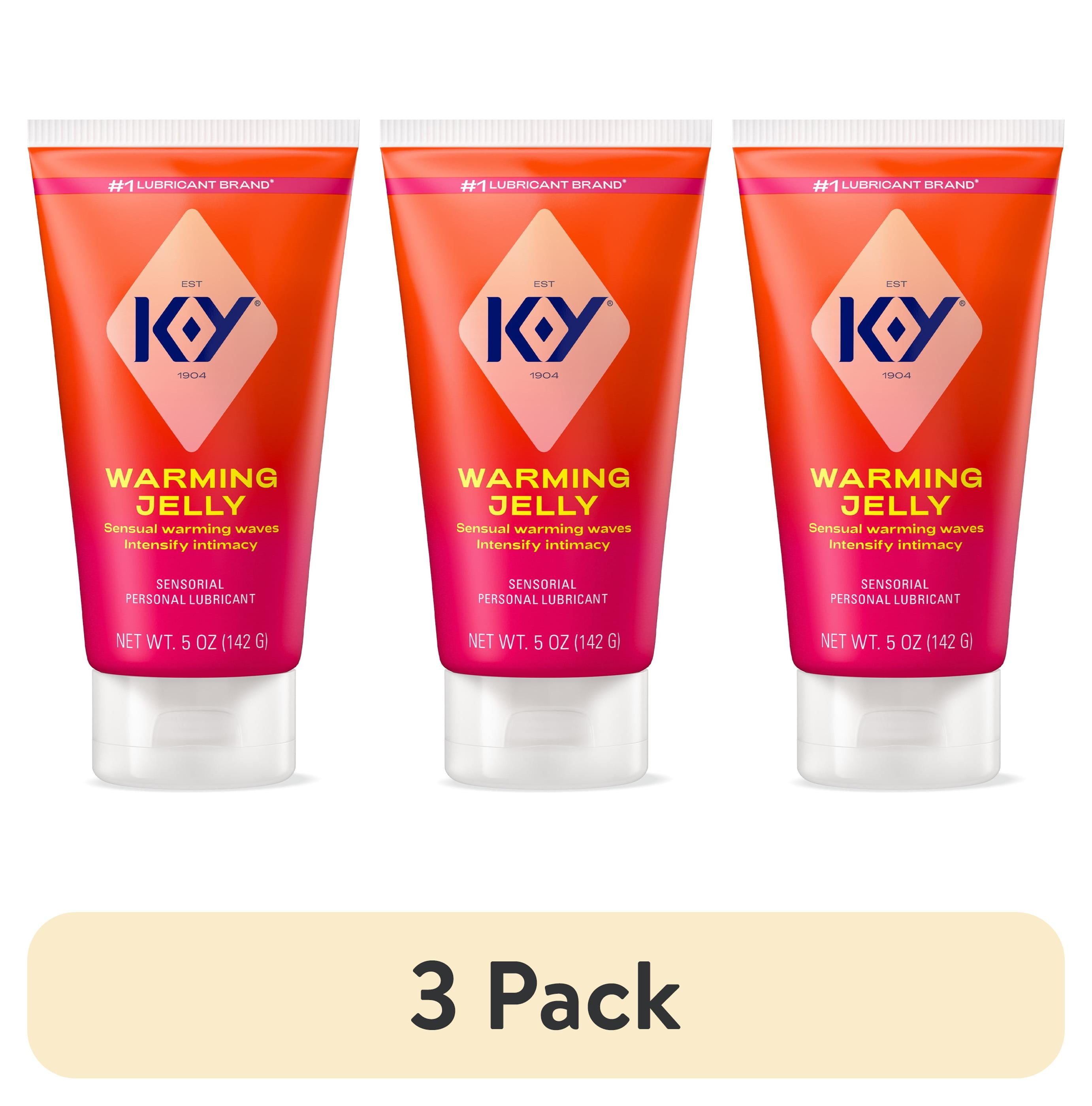(3 pack) K-Y Jelly Personal Lubricant, Water Based Lube For Sexual ...