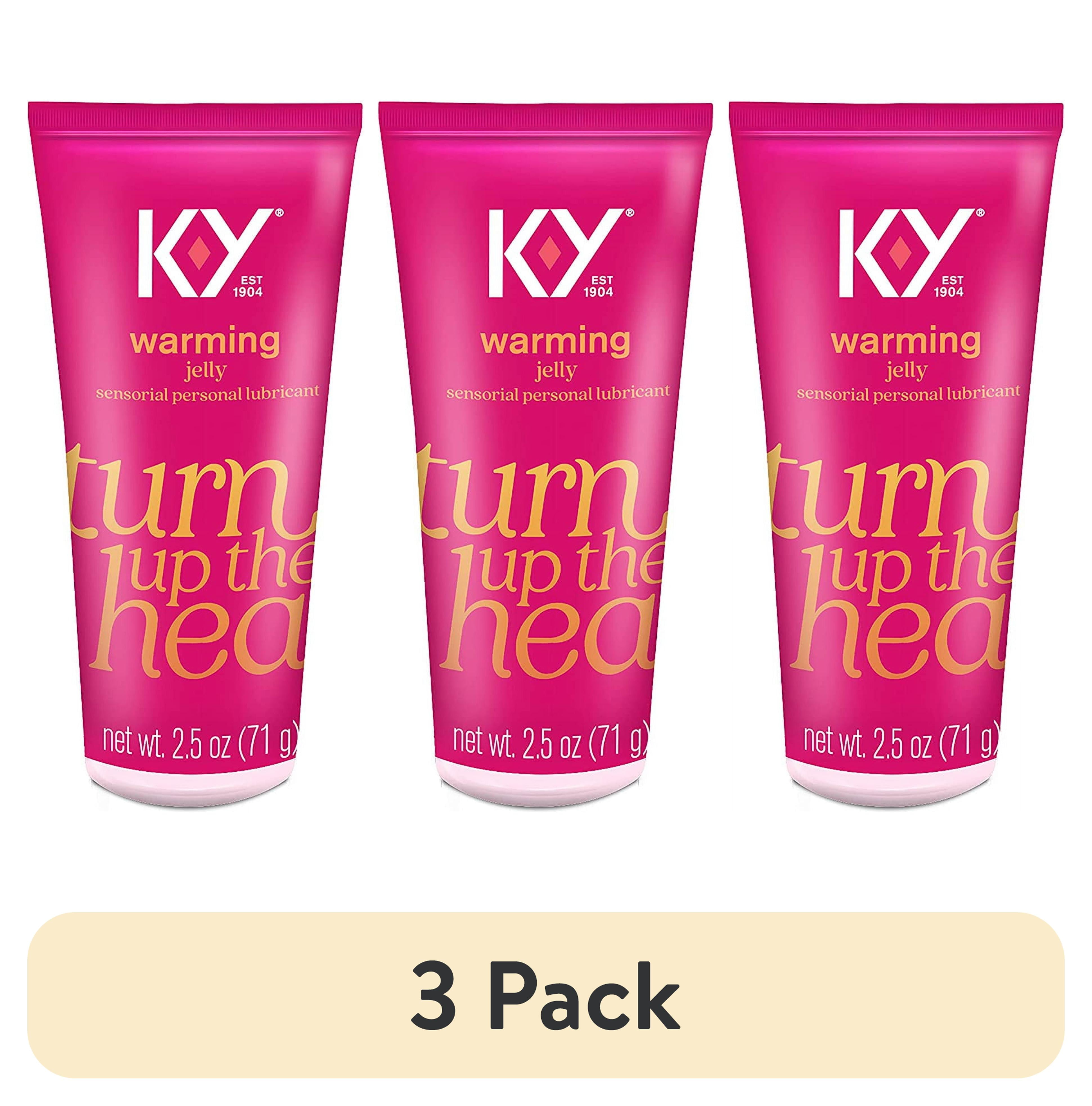 (3 pack) K-Y Warming Sensation Jelly Personal Lubricant - 2.5 Oz ...