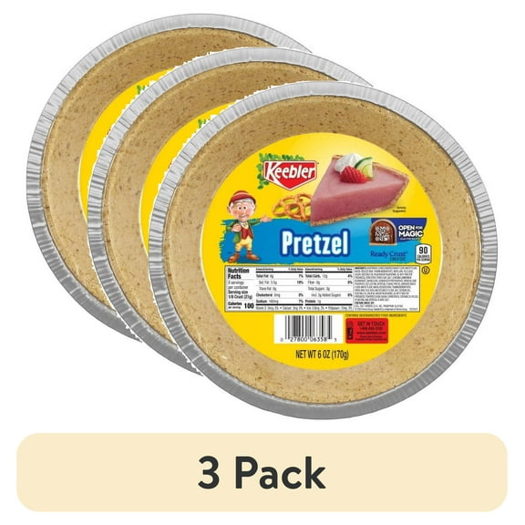Keebler Ready-Made Shortbread Pie Crust, 9 inch Tin for Tarts and Pies ...