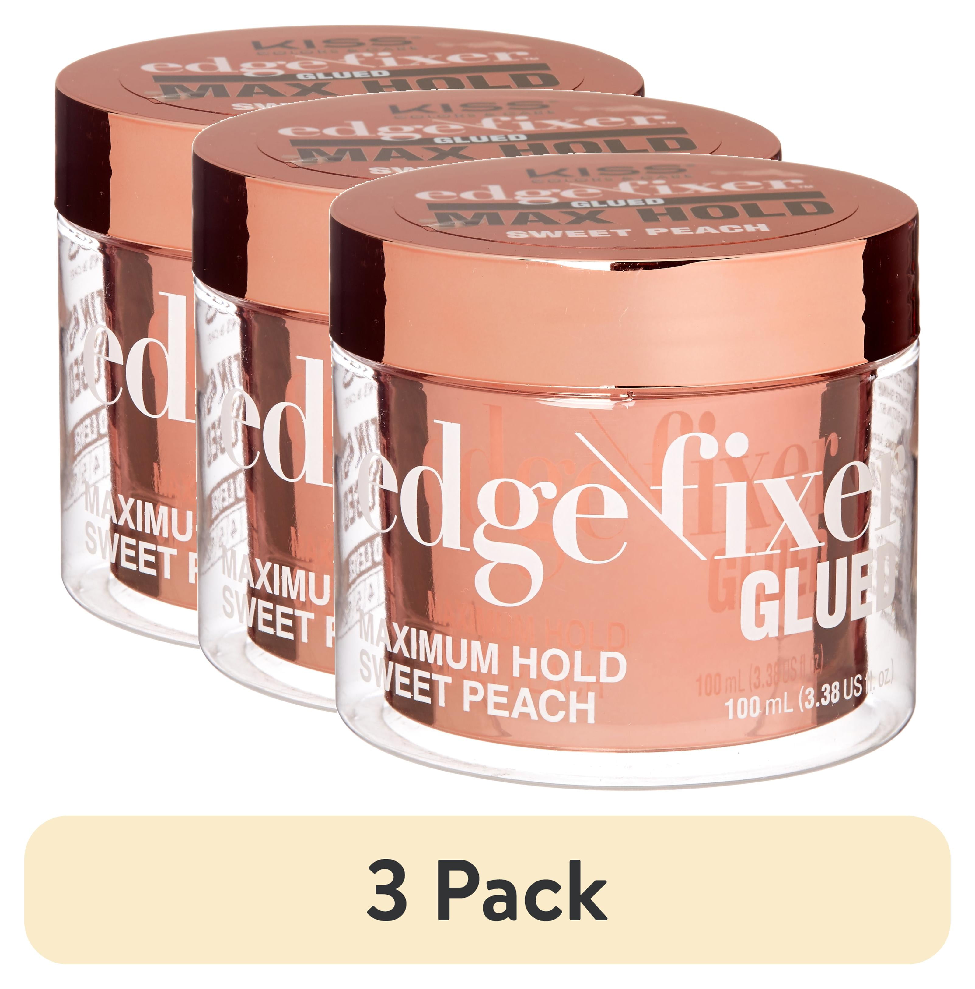 (3 pack) KISS Colors & Care Maximum Hold Edge Fixer, 100 mL (3.38 US fl ...