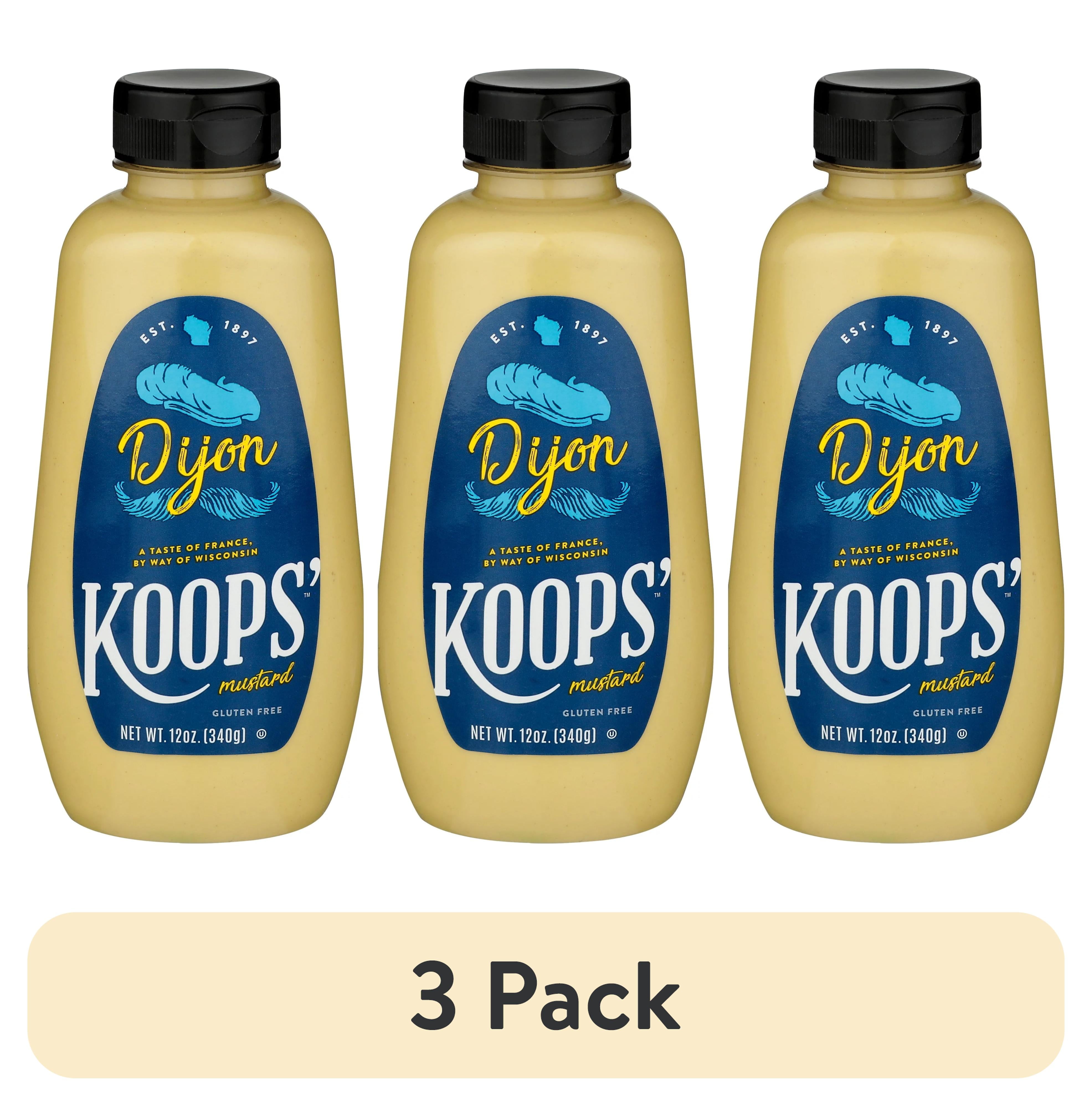 (3 pack) KOOPS' Mustard Dijon Mustard, 12 oz - Walmart.com