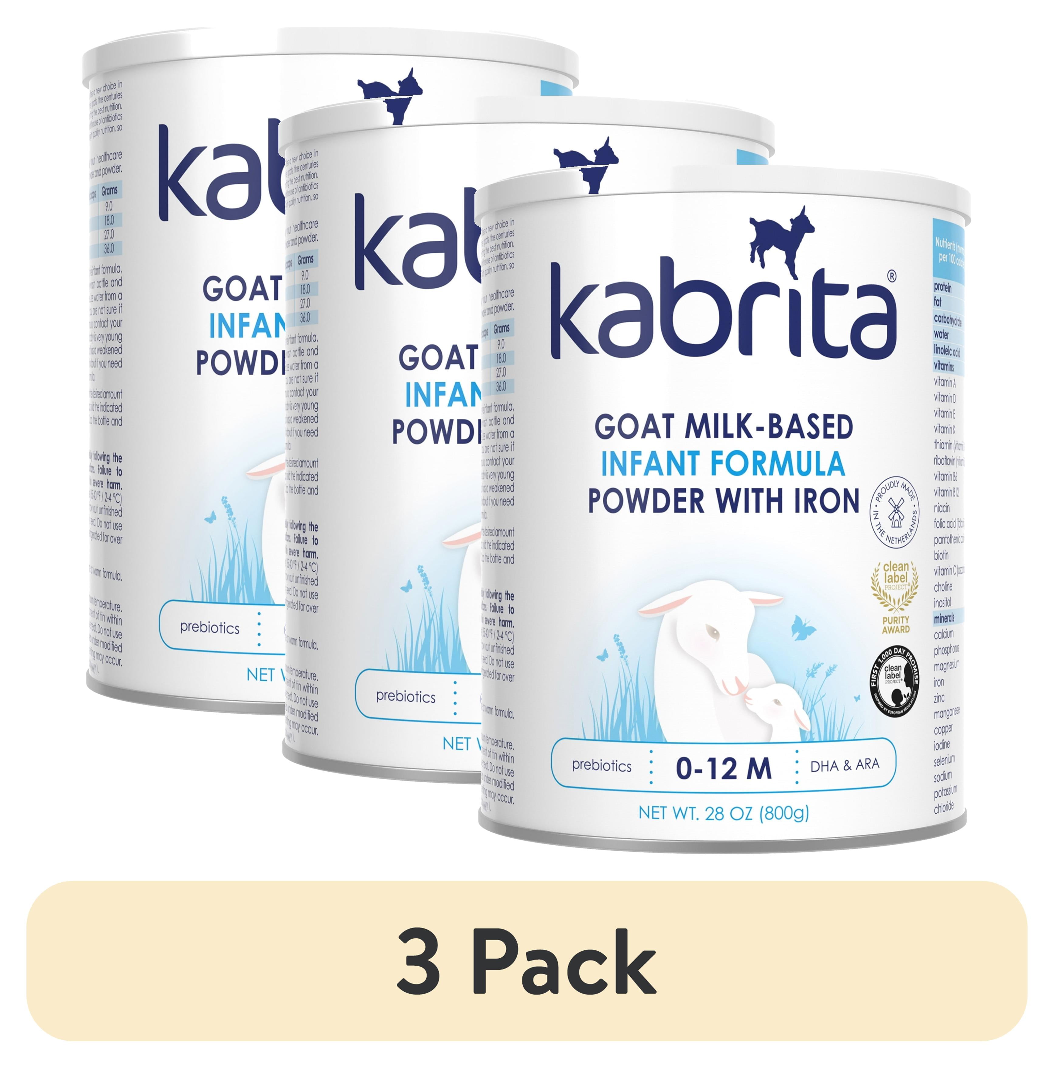 (3 pack) Kabrita Goat Milk Infant Formula, Non-GMO with DHA and ARA ...