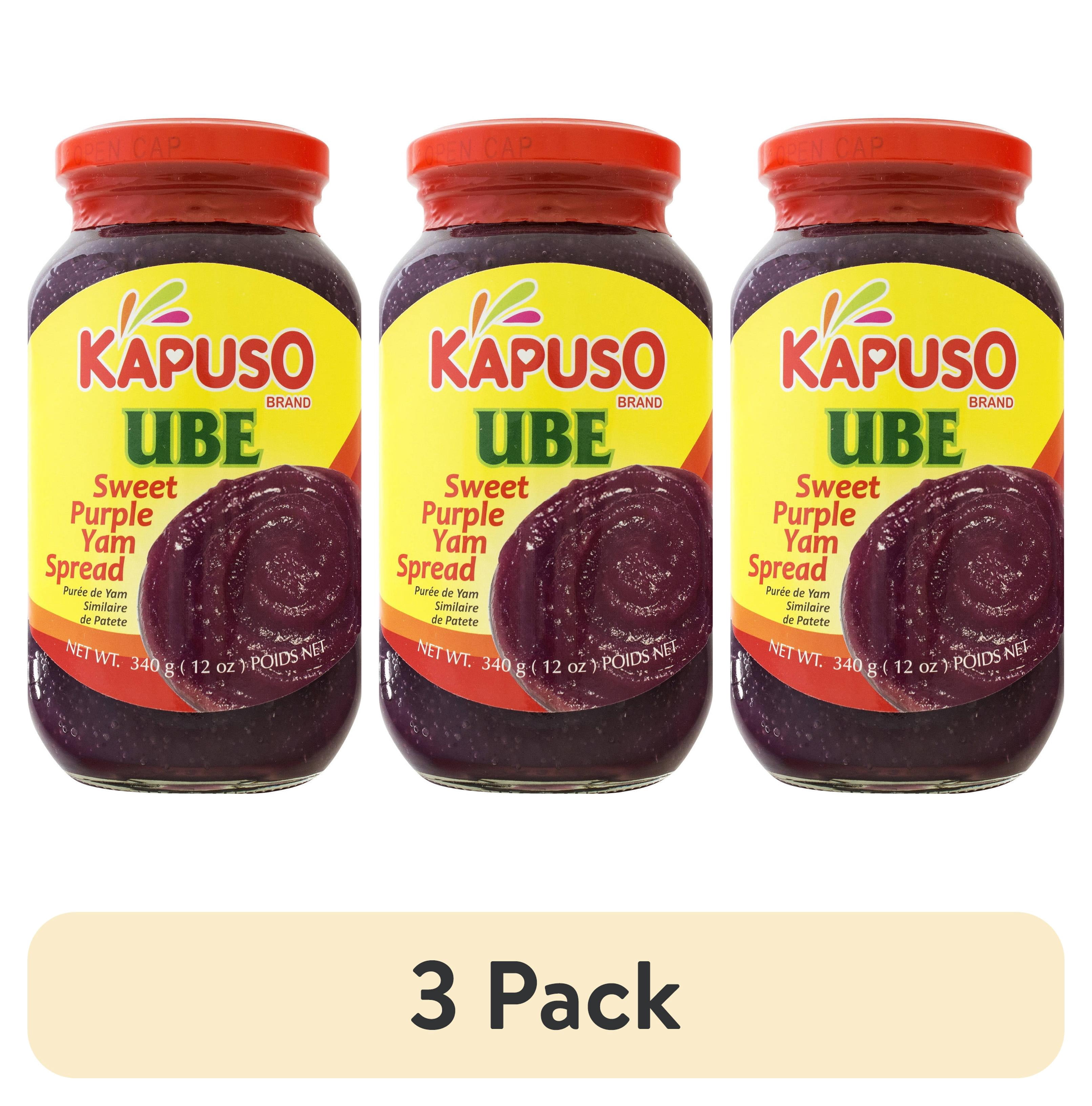 (3 pack) Kapuso Ube Sweet Purple Yam Spread 340g (12oz) - Pack of 1 ...