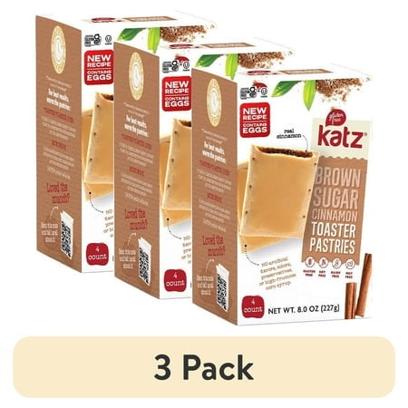 (3 pack) Katz Gluten Free Toaster Pastries - Cinnamon |Gluten Free ...