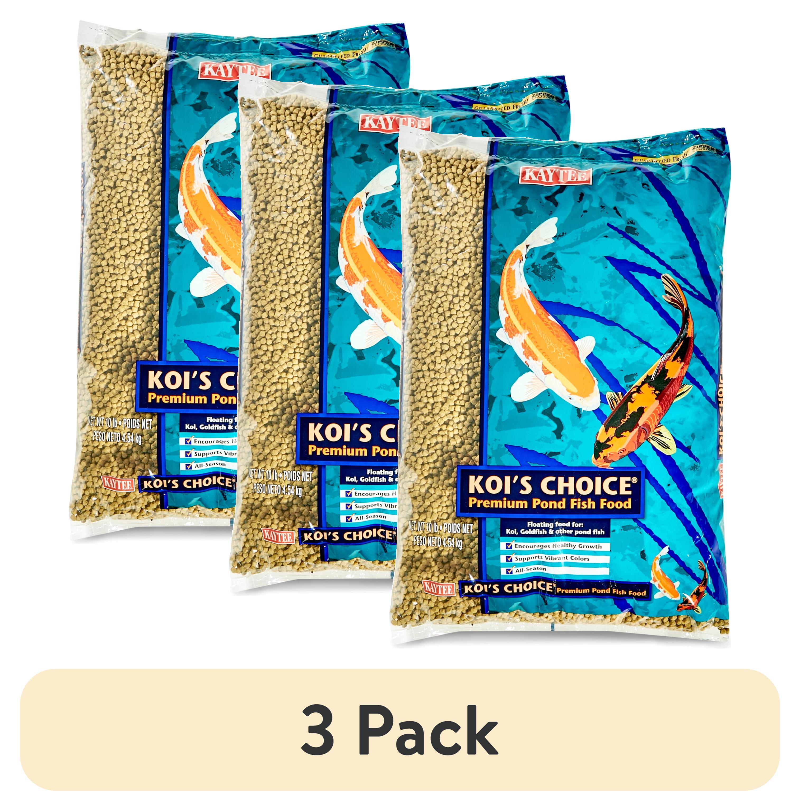 (3 pack) Kaytee Koi's Choice Koi Floating Fish Food 10 LB Bag - Walmart.com