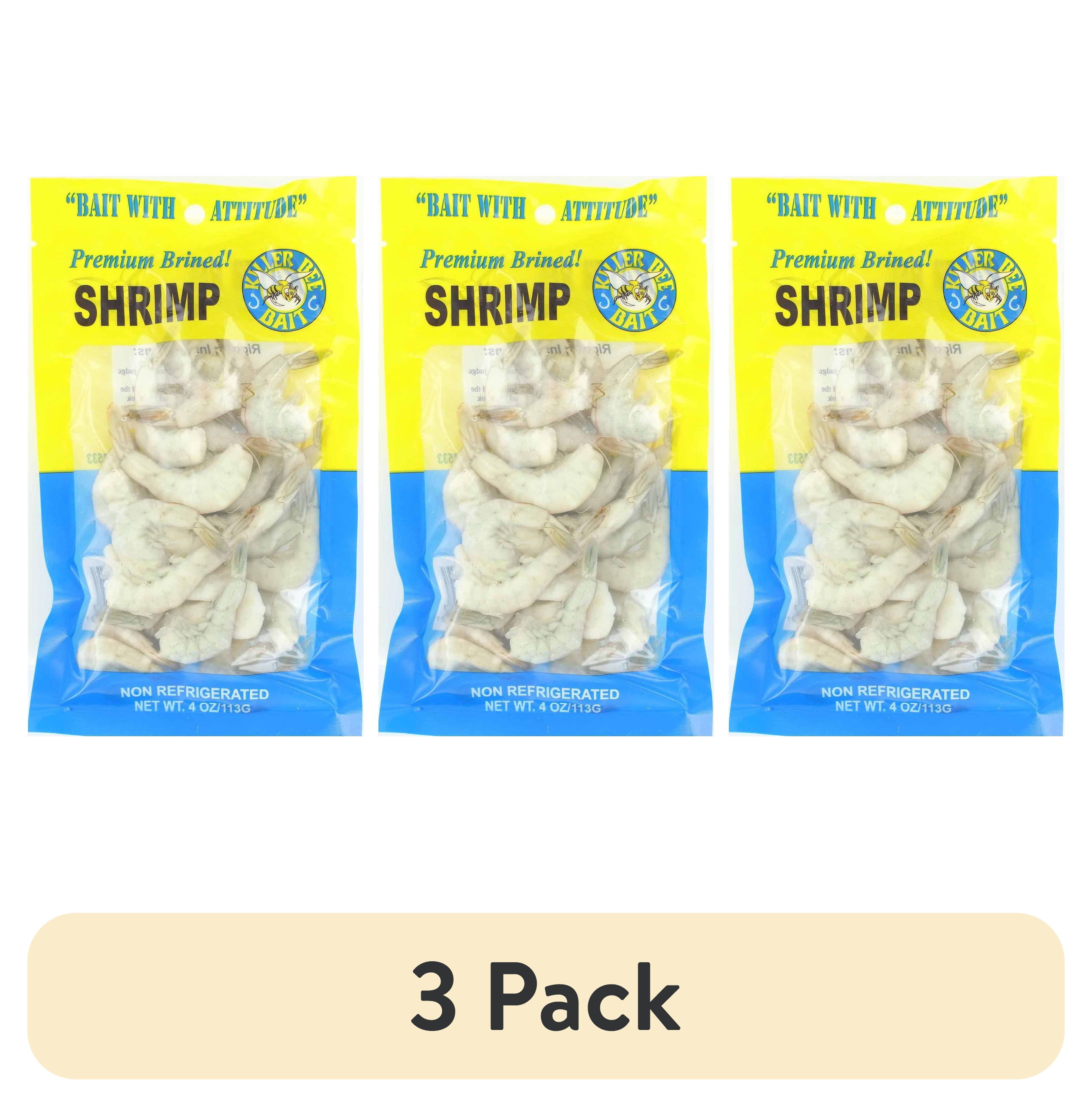 (3 pack) Killer Bee Premium Brined Orange Shrimp 4 oz. – All Natural ...