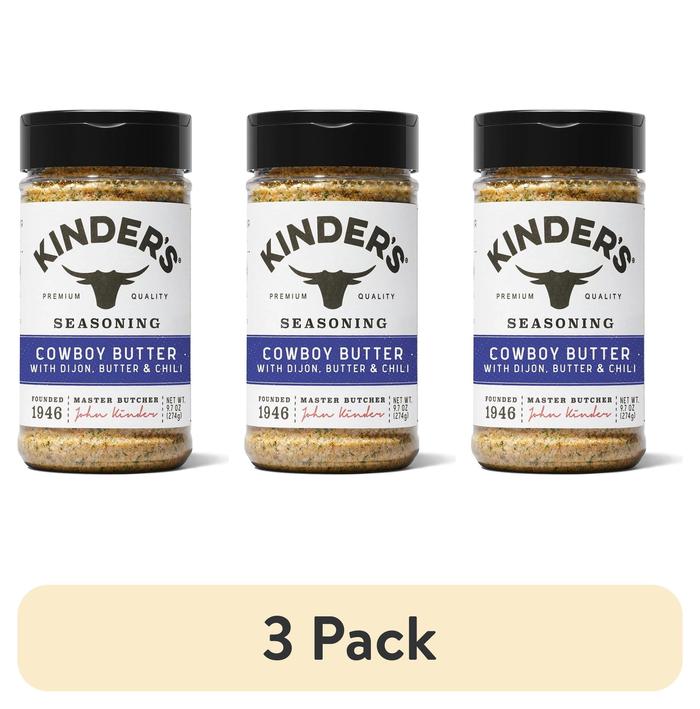 (3 pack) Kinders Cowboy Butter Seasoning 9.7 Ounce - Walmart.com