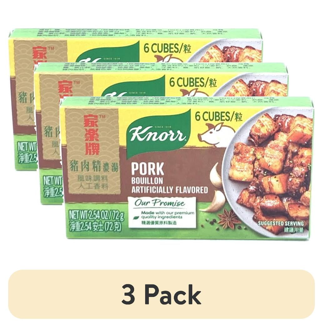 (3 pack) Knorr Pork Bouillon Cube - Walmart.com