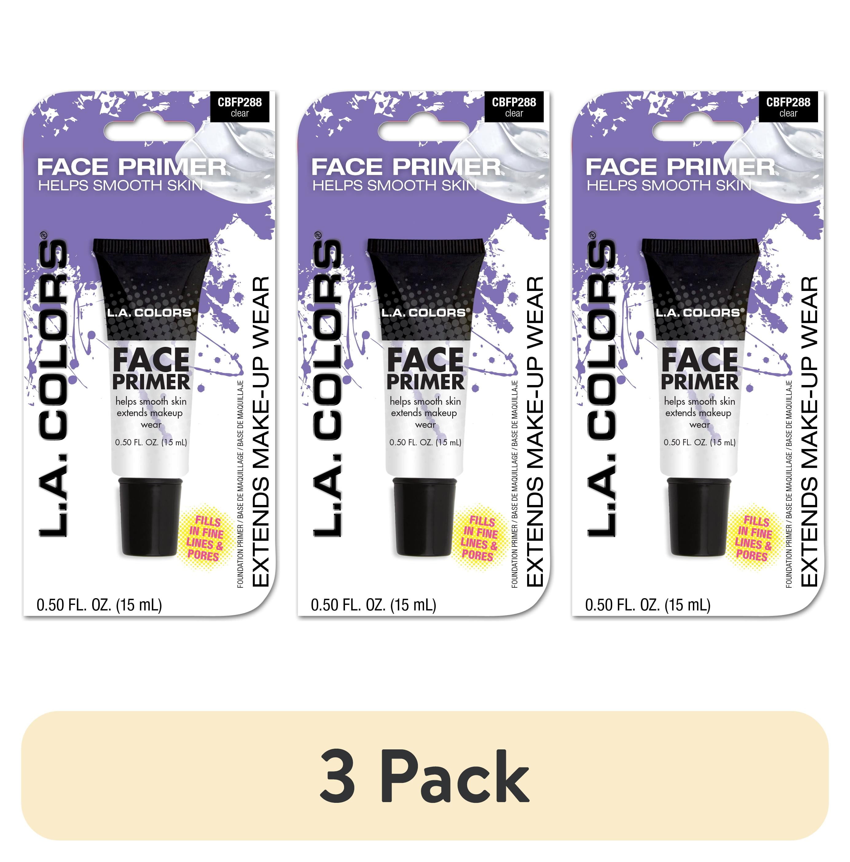 (3 pack) L.A. COLORS Minimizing Pore & Fine Lines Face Primer, Clear, 0 ...