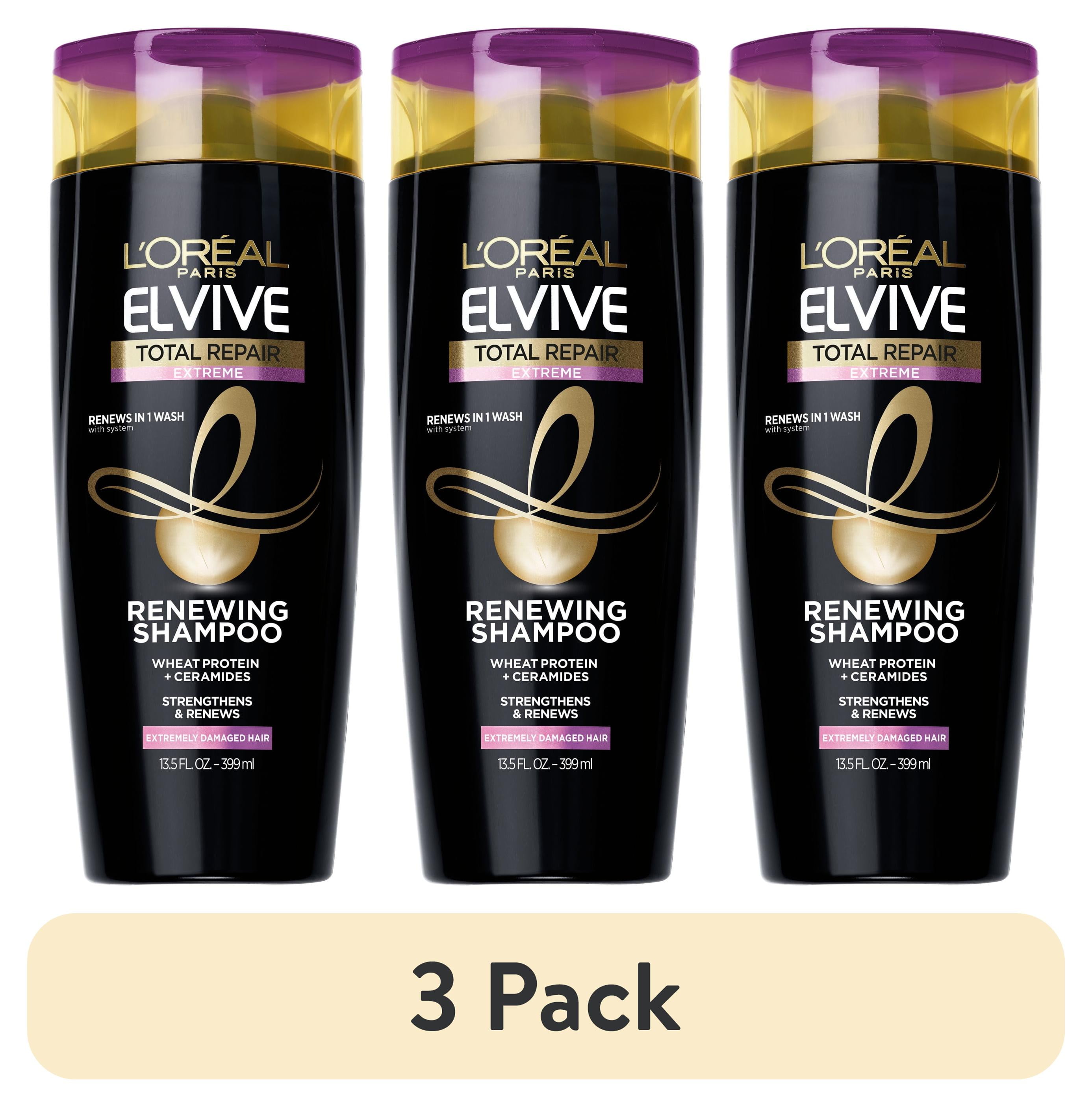 (3 pack) L'Oreal Paris Elvive Total Repair Extreme Repairing Squeeze ...