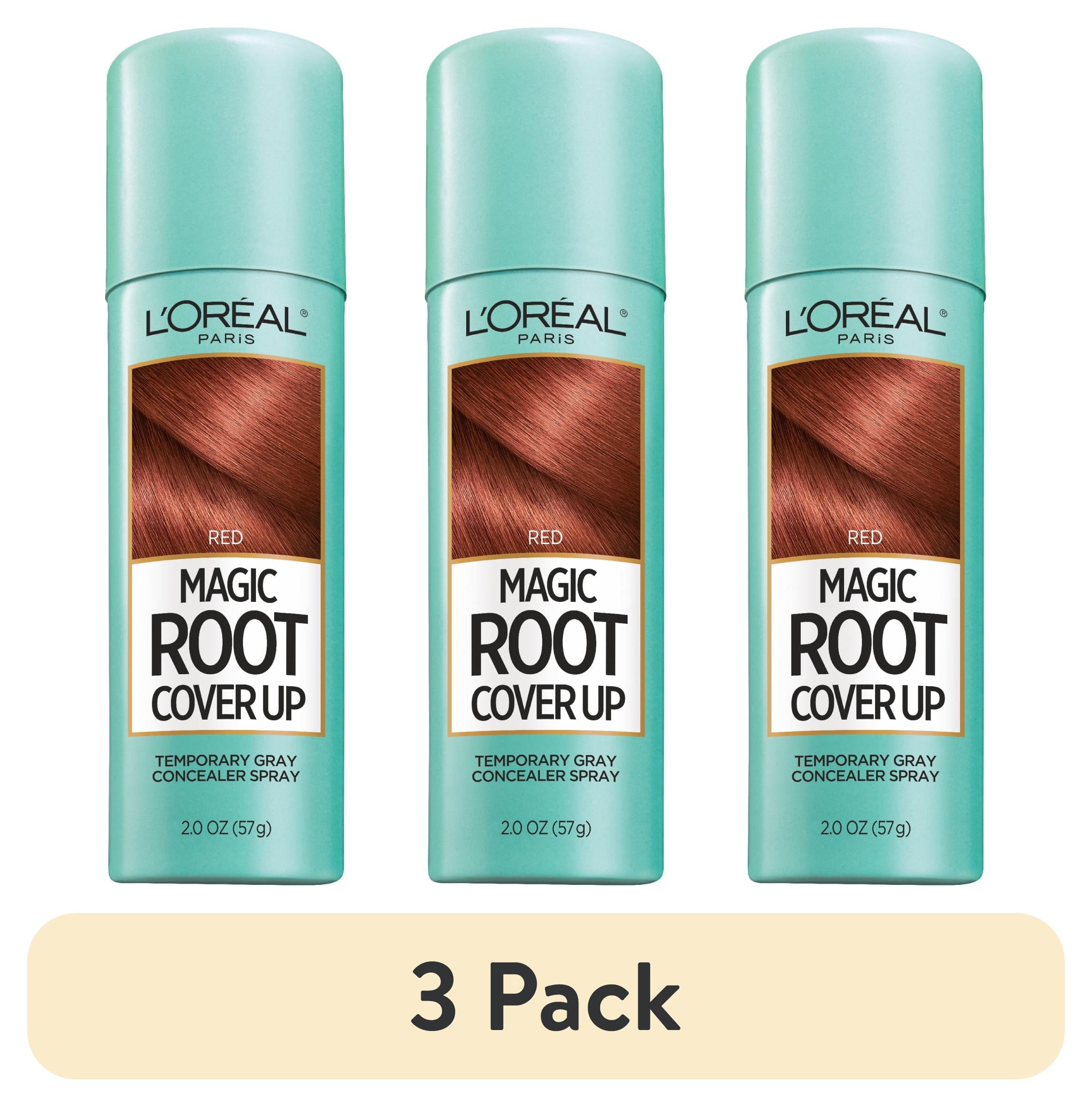 (3 pack) L'Oreal Paris Magic Root Cover Up Temporary Gray Concealer ...