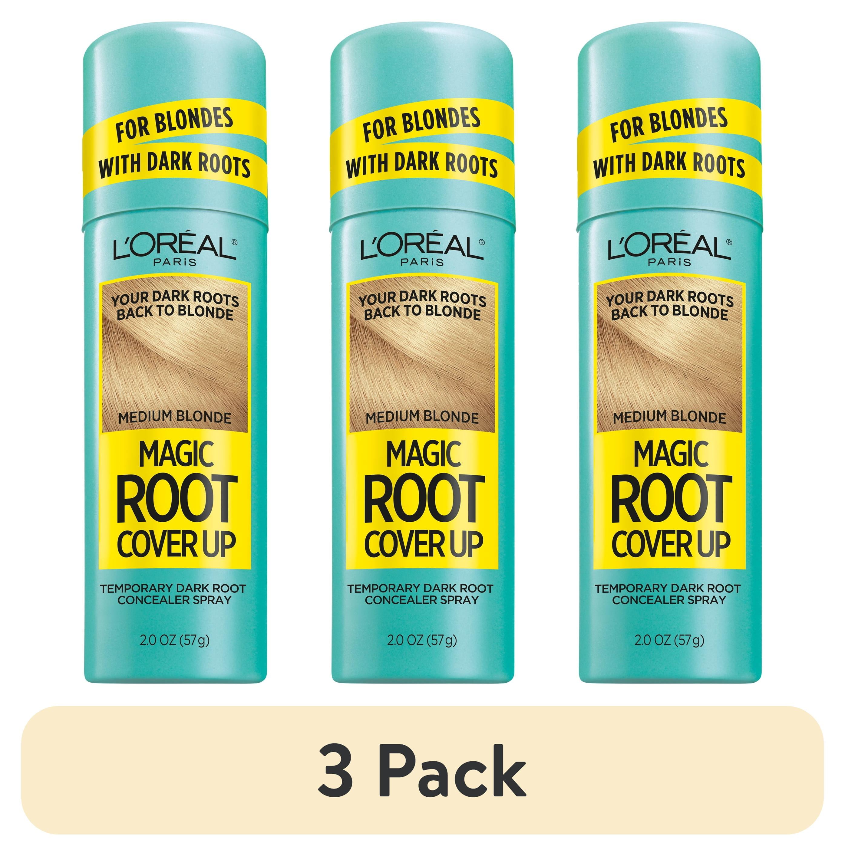 (3 pack) L'Oreal Paris Magic Root Cover Up Temporary Hair Color ...