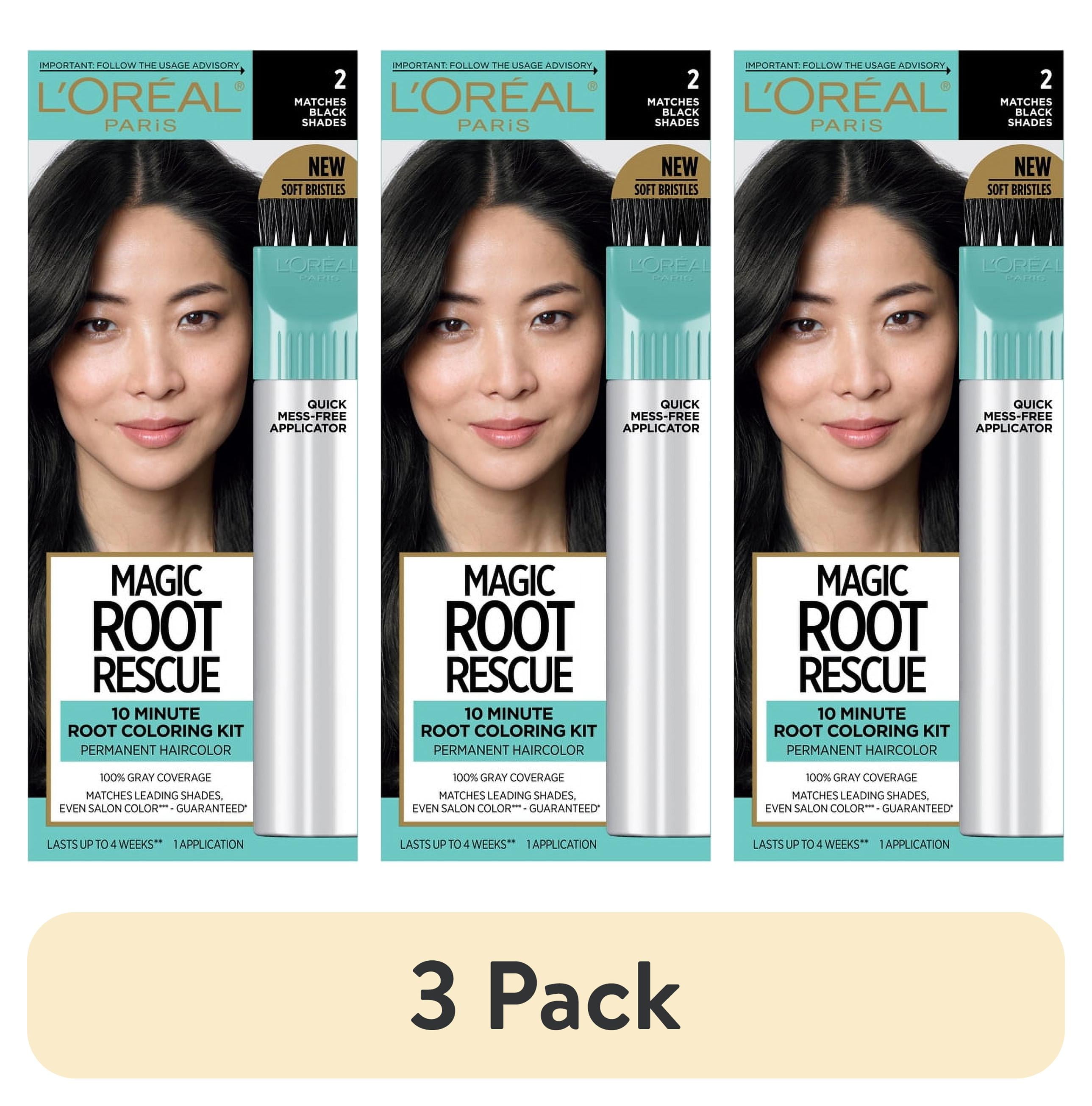 (3 pack) L'Oreal Paris Magic Root Rescue 10 Minute Root Hair Coloring ...