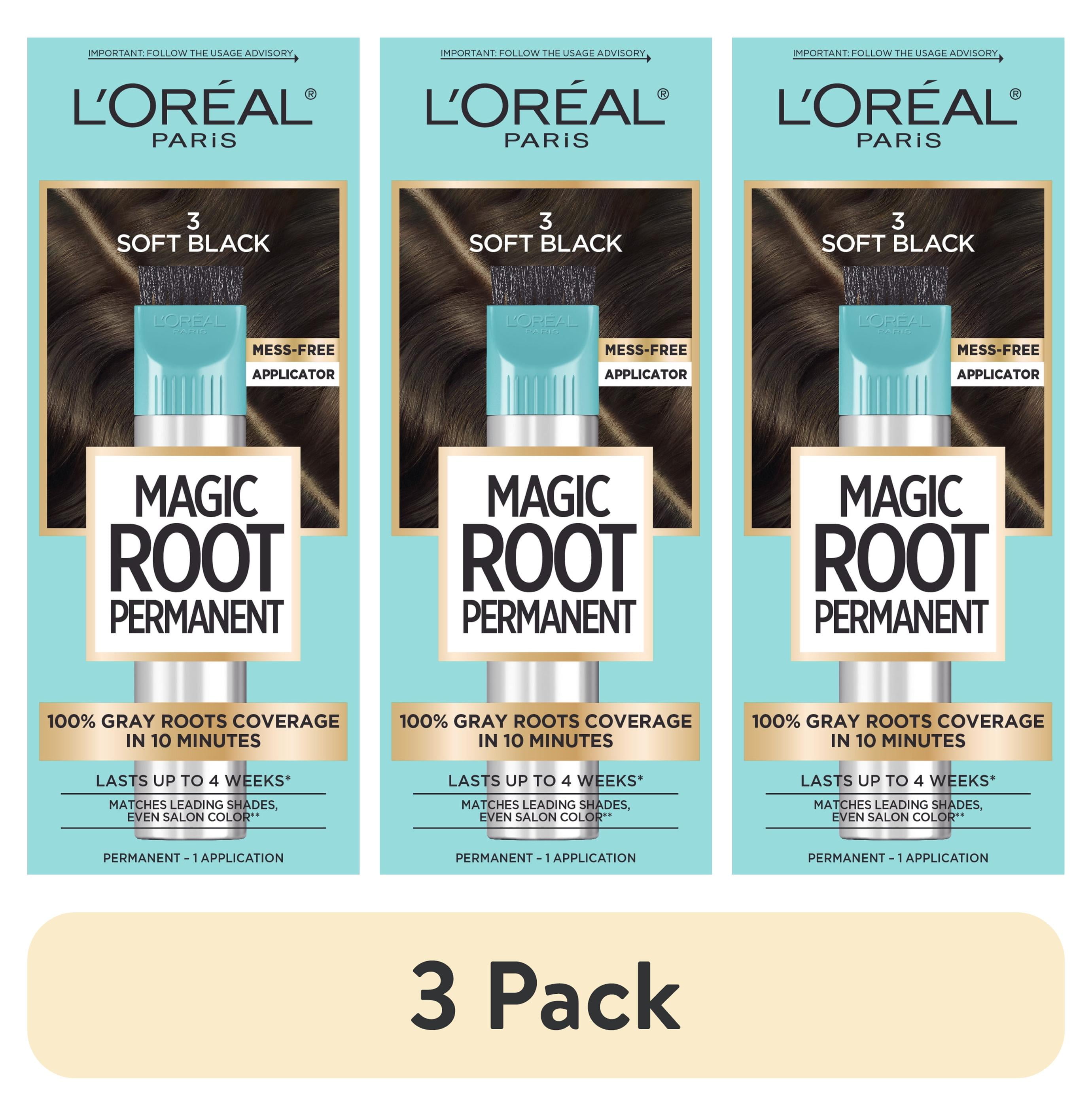 (3 pack) L'Oreal Paris Magic Root Rescue Permanent Hair Coloring, 3 ...