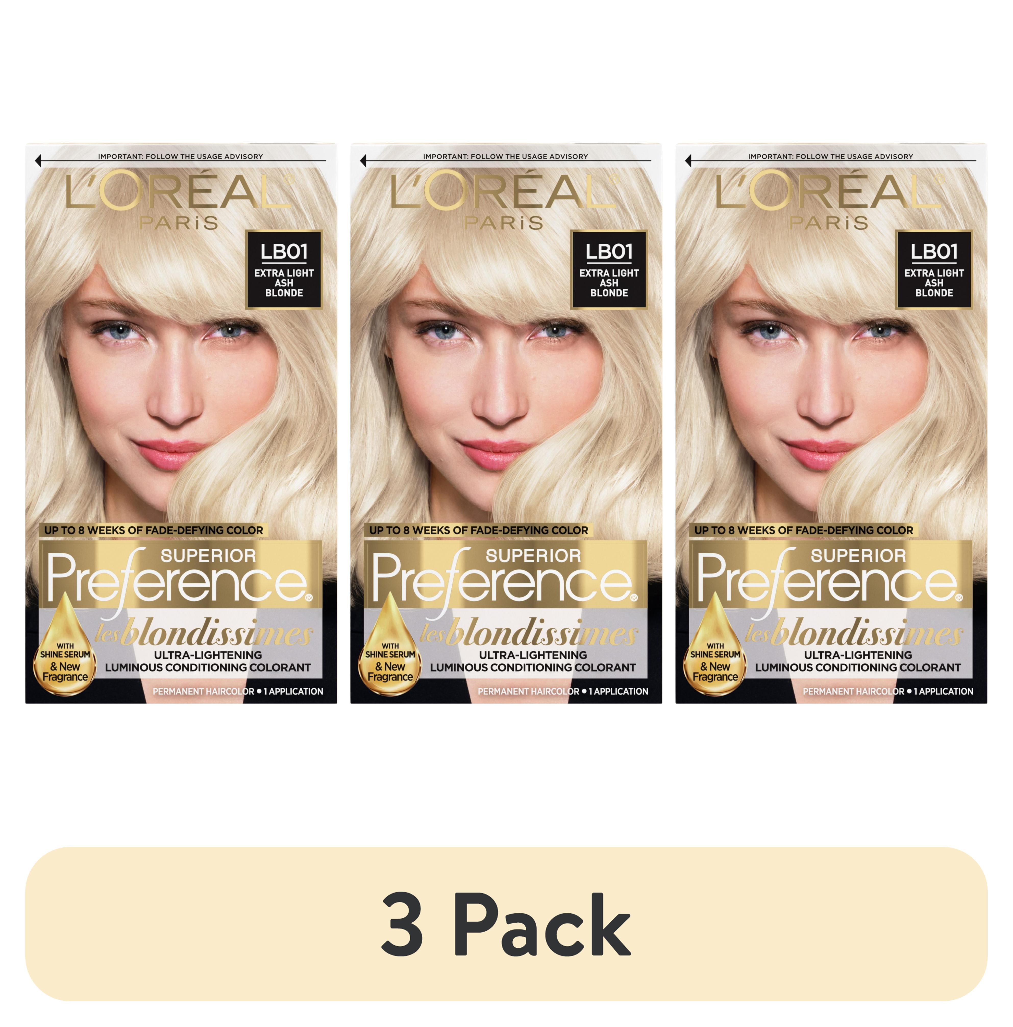 (3 pack) L'Oreal Paris Superior Preference Fade-Defying Permanent Hair ...