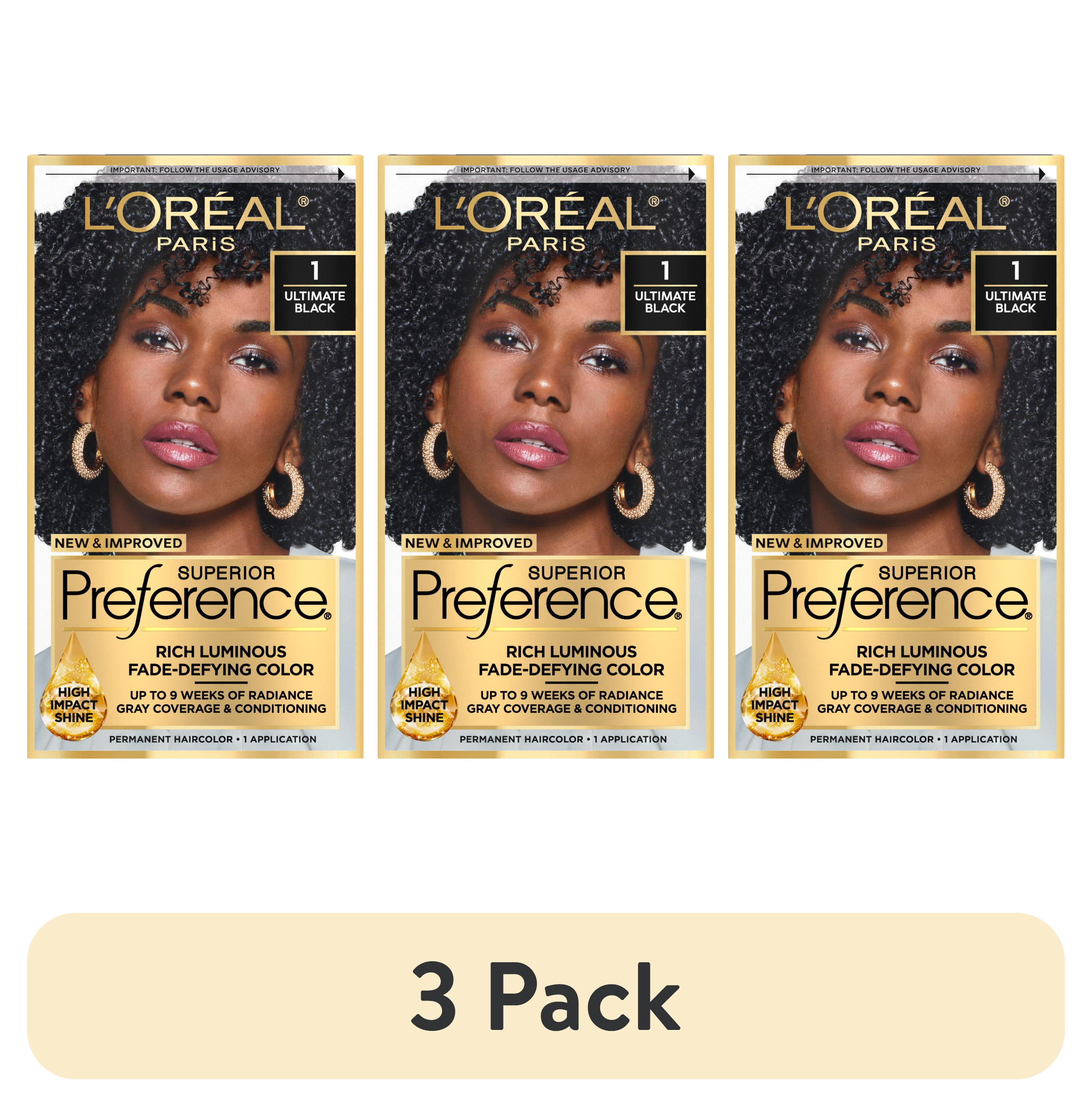(3 pack) L'Oreal Paris Superior Preference Permanent Fade-Defying Hair ...