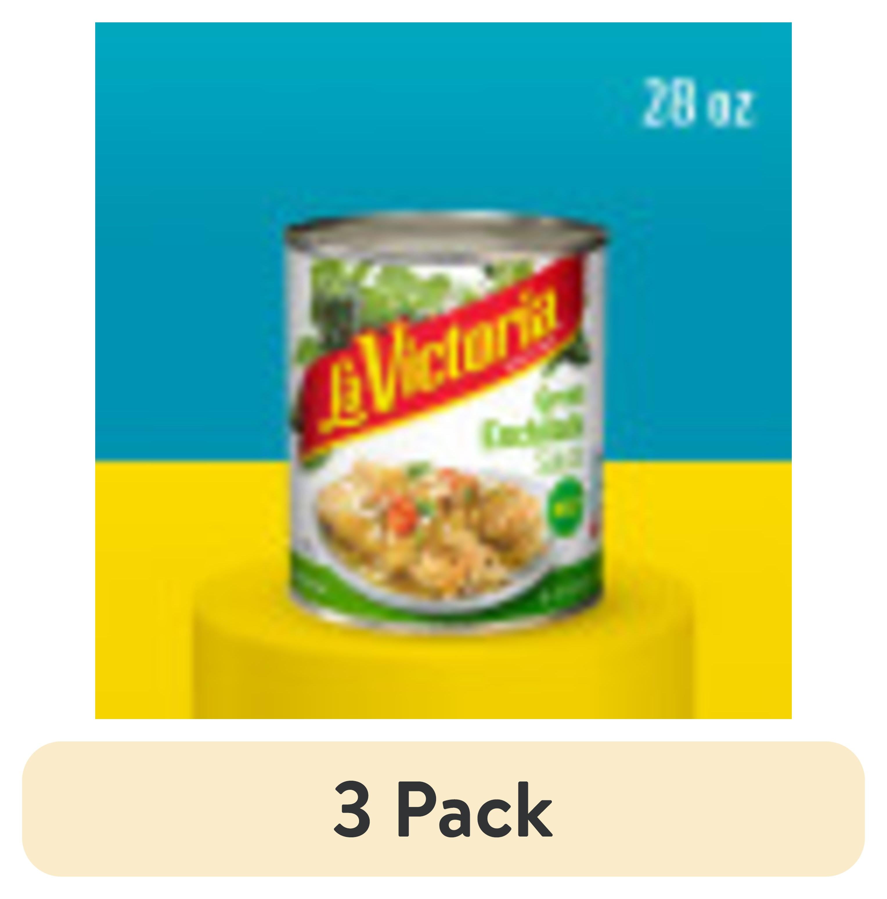 (3 pack) LA VICTORIA Green Enchilada Sauce Liquid, Shelf-Stable, 28 oz ...