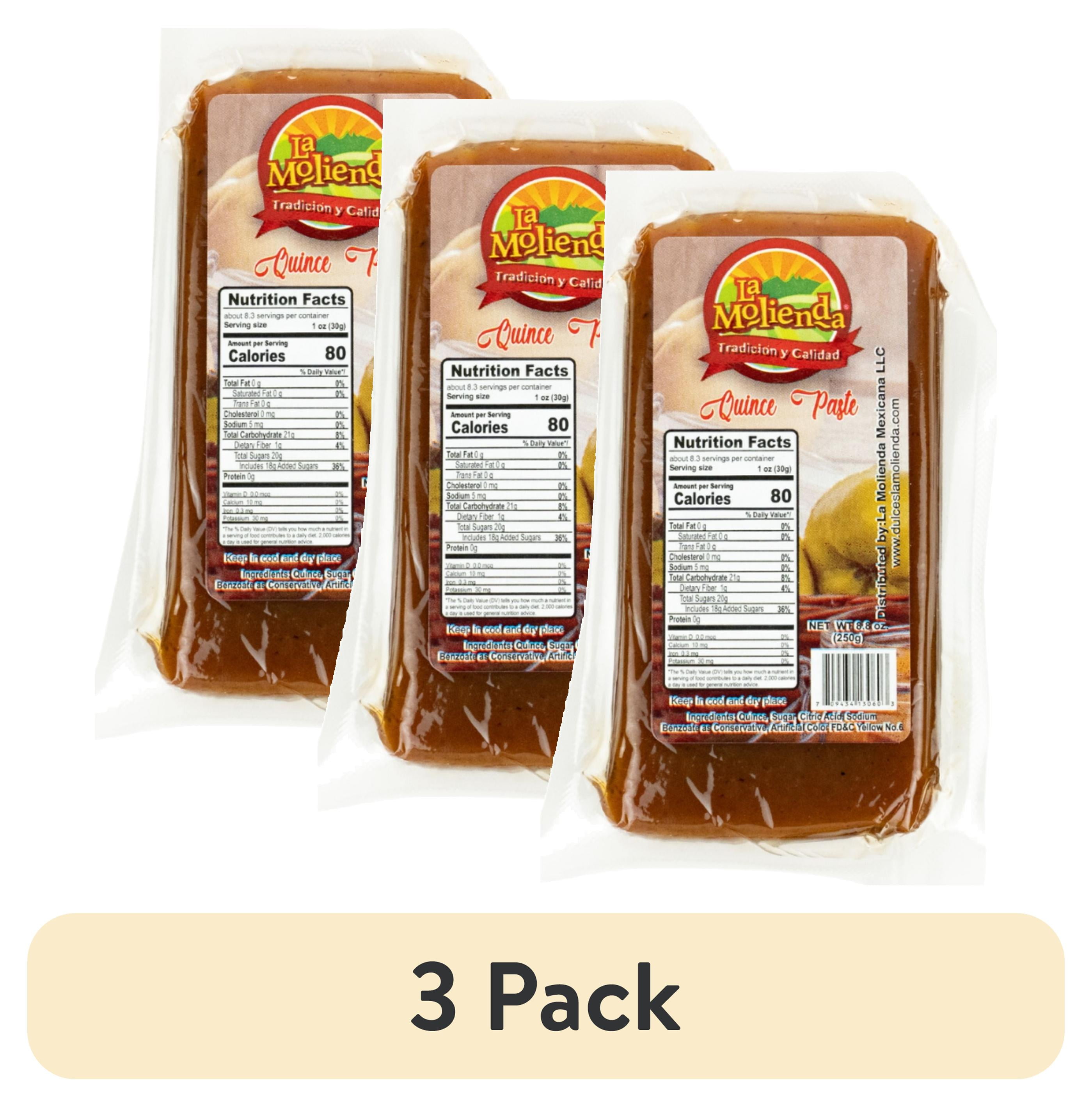 (3 pack) La Molienda Ate Quince Bar, 8.8 Oz. - Walmart.com