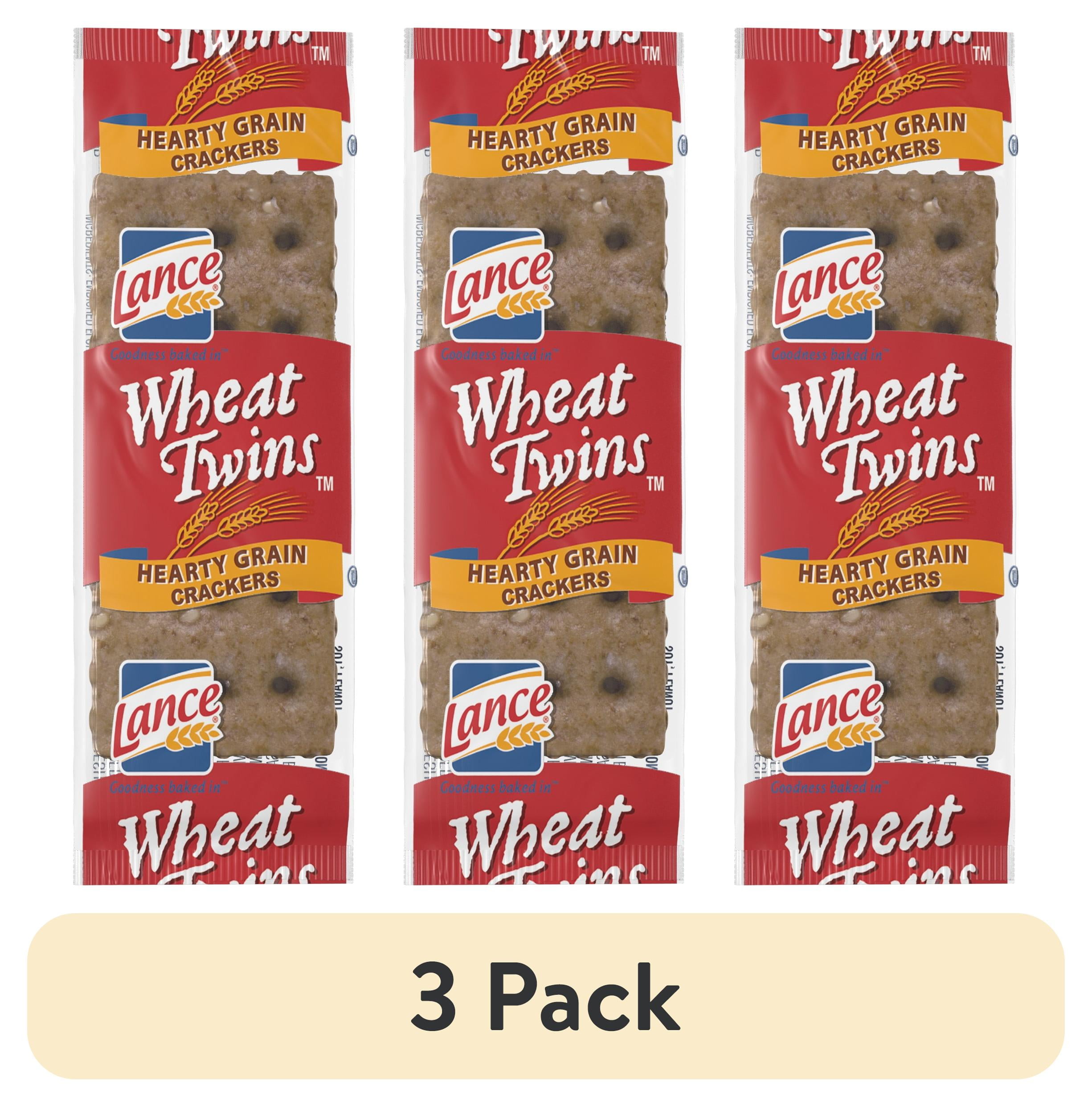 (3 pack) Lance Wheat Crackers, Wheat Twins Single Serve, 500 Ct ...