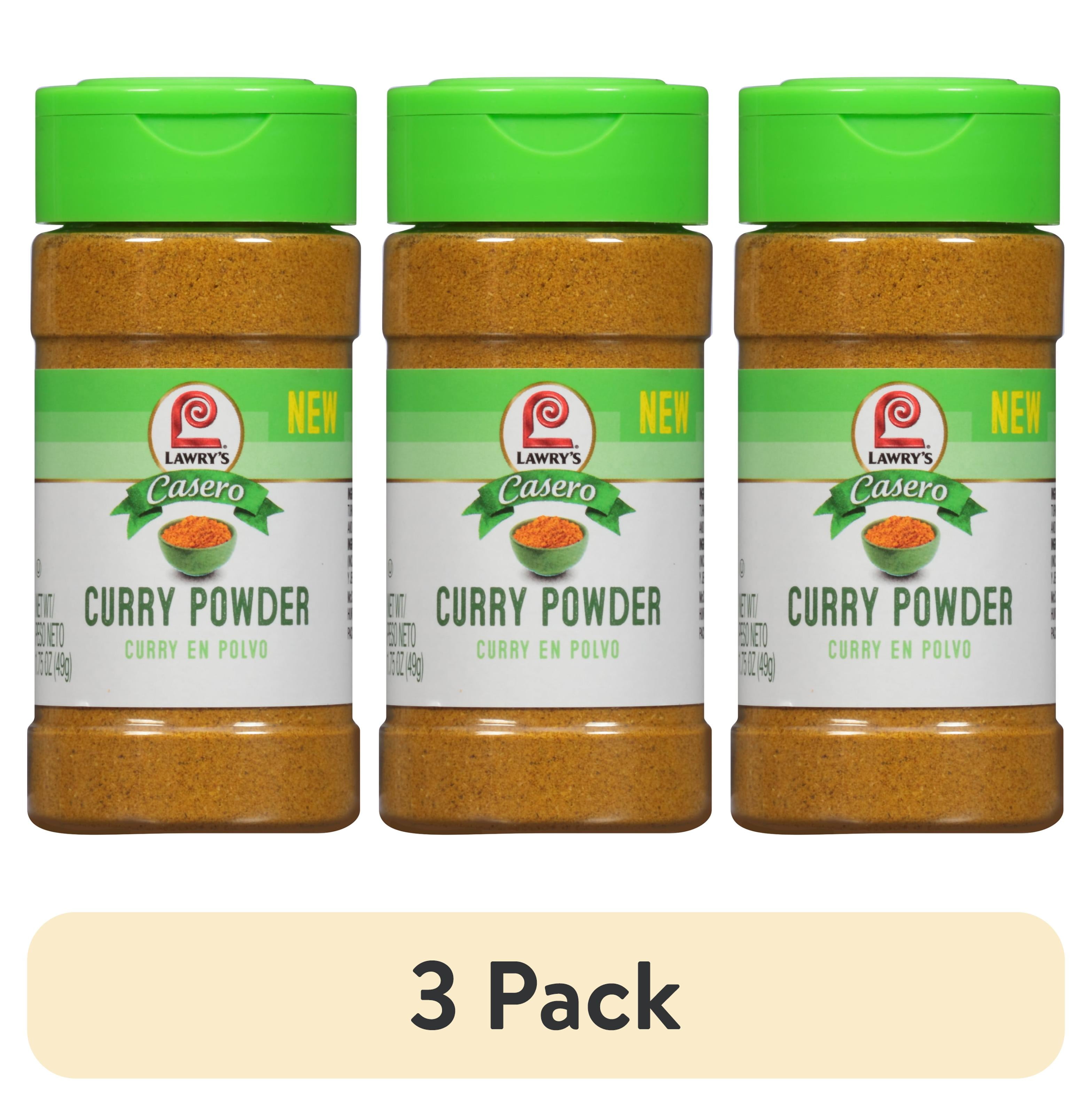 (3 pack) Lawry's Casero Kosher Curry Powder, 1.75 oz Bottle - Walmart.com