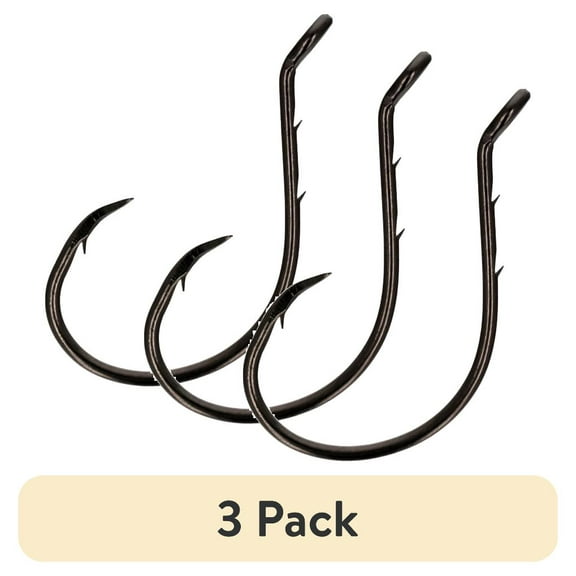 Lazer Sharp Mid-Wire Non-Offset Up Eye Baitholder Circle Hook - Needle ...