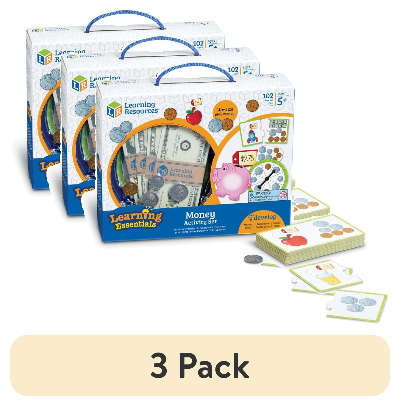 (3 pack) Learning Resources Money Activity Set, Play Money, Ages 5 ...