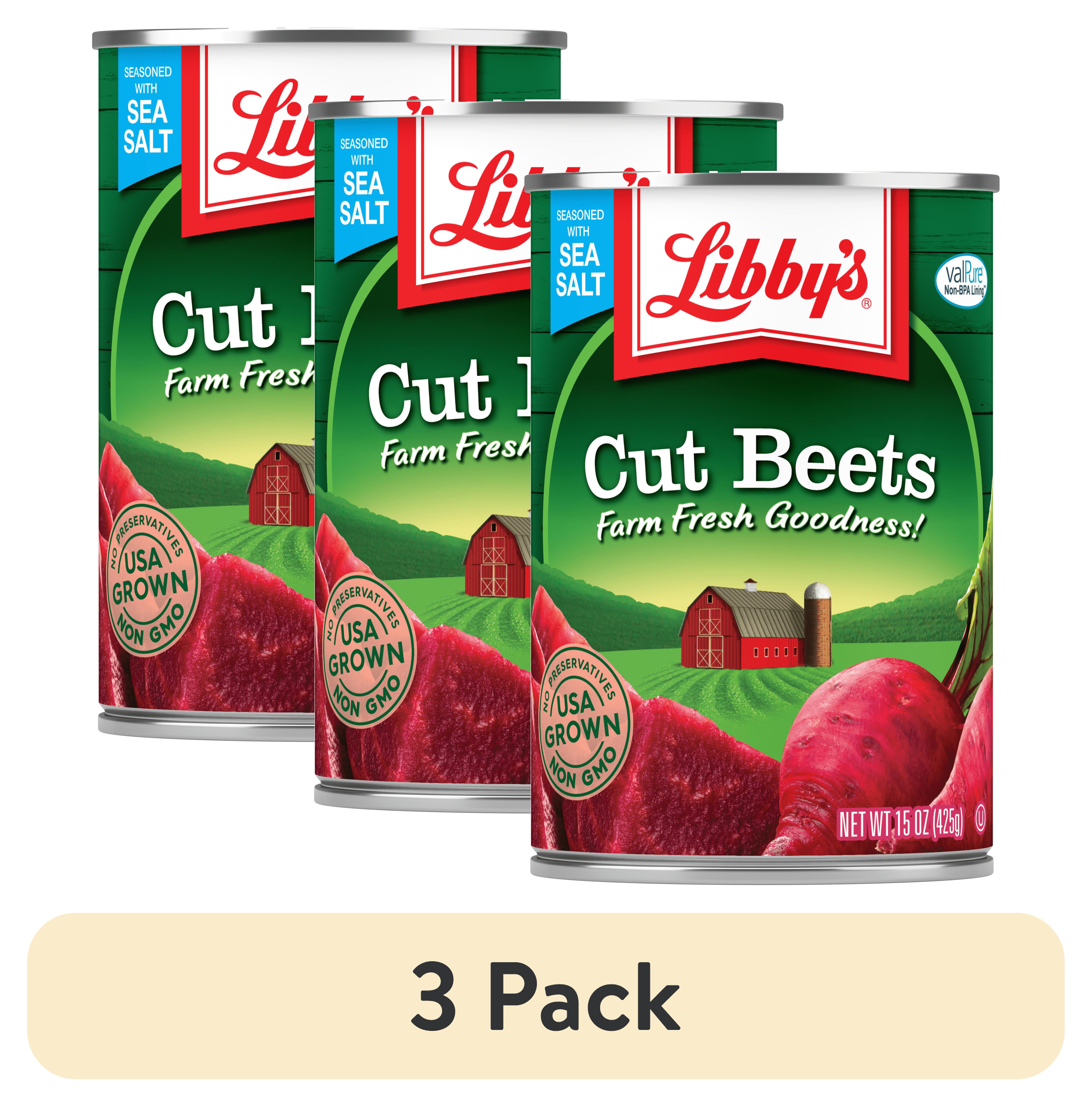 (3 pack) Libby's Cut Beets, 15 oz - Walmart.com
