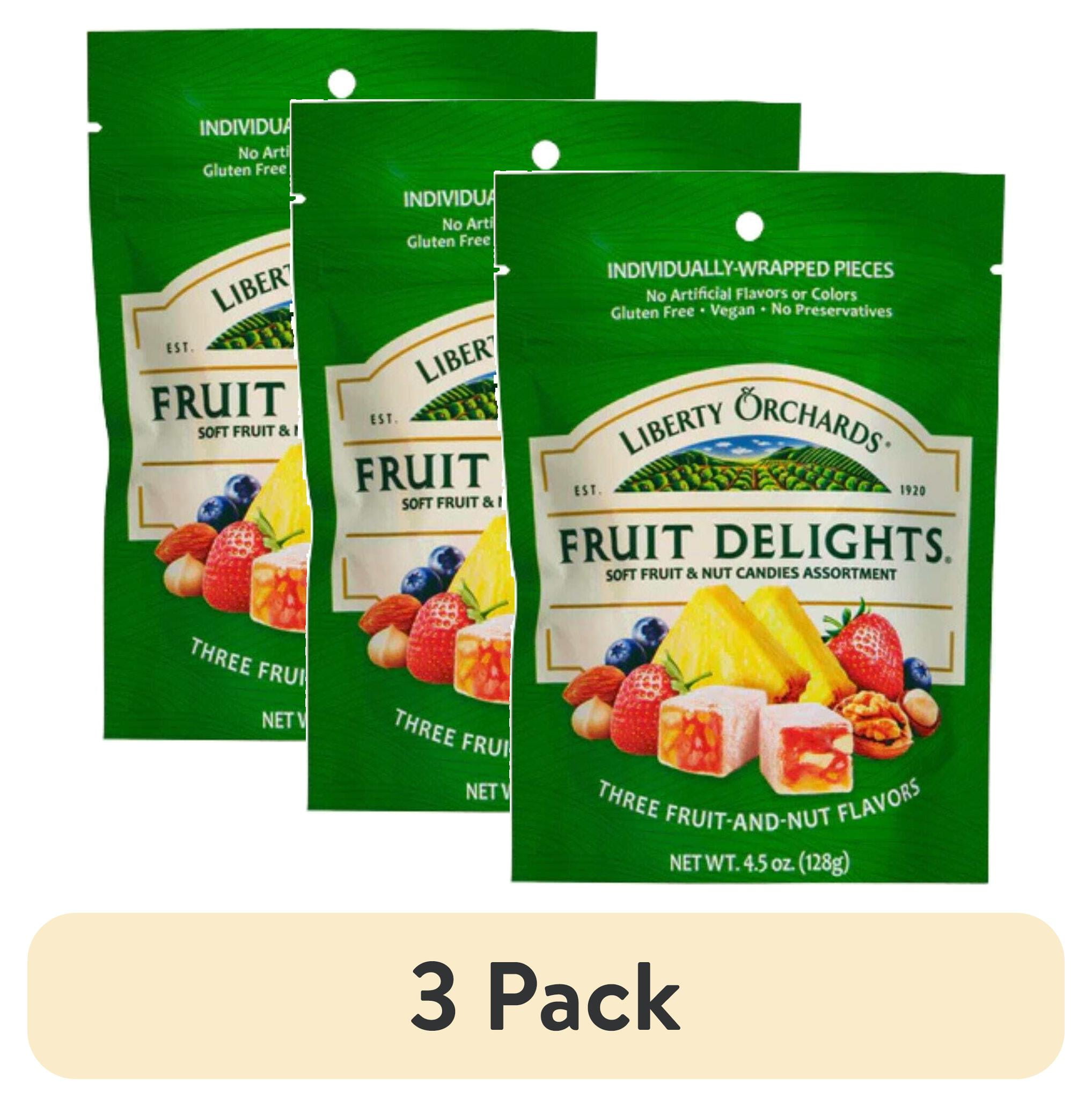 (3 pack) Liberty Orchards Fruit Delights, 4.5 Ounce - Walmart.com