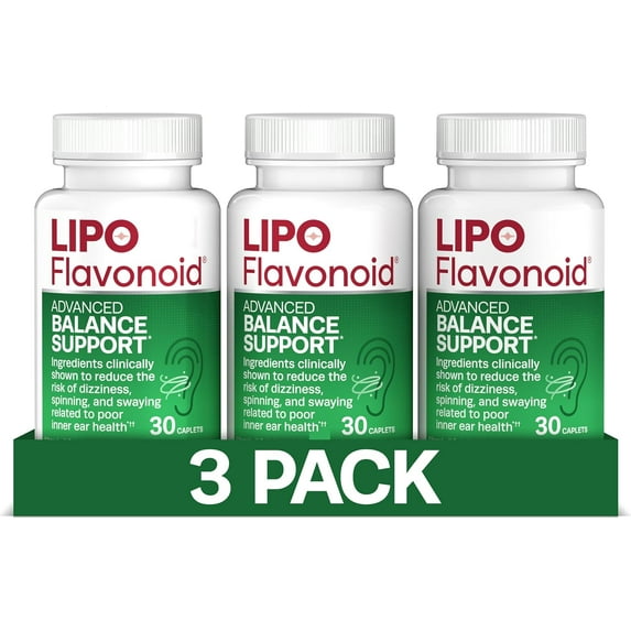 (3 pack) Lipo-Flavonoid Advanced Balance Support with Vitamin D3 for ...