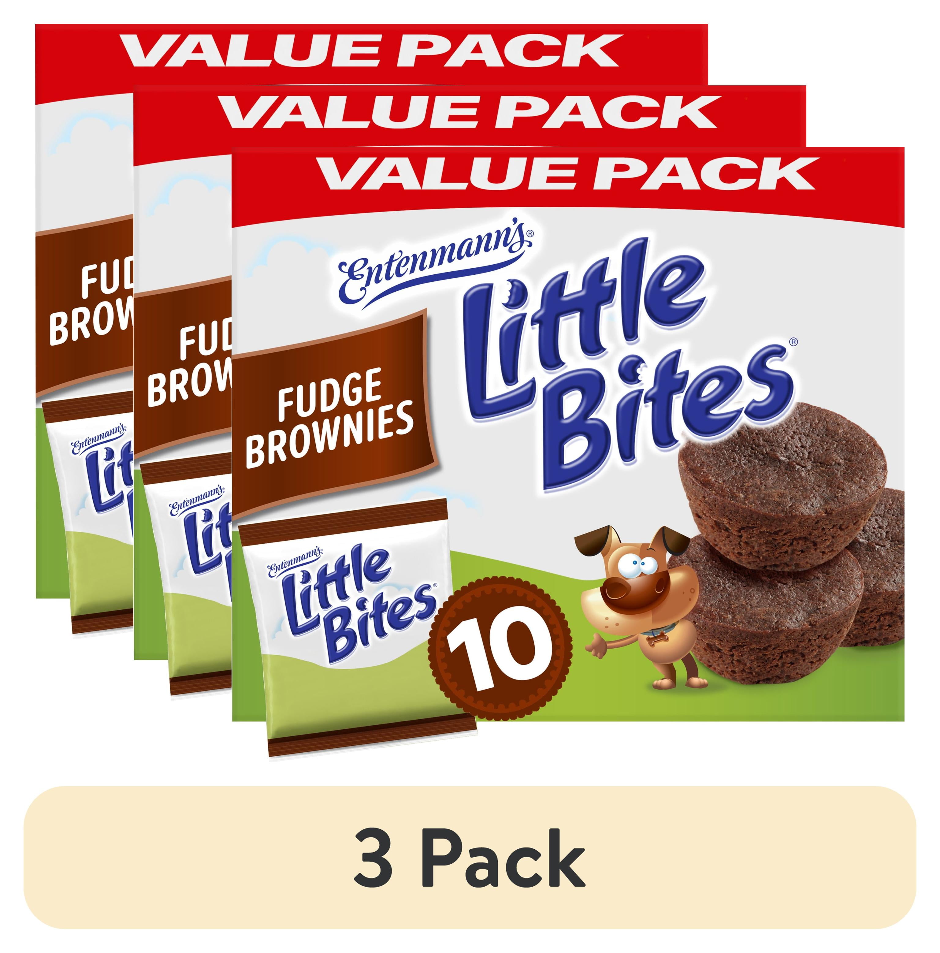 (3 pack) Little Bites Fudge Muffins, 10 packs, Chocolate Mini Brownies ...